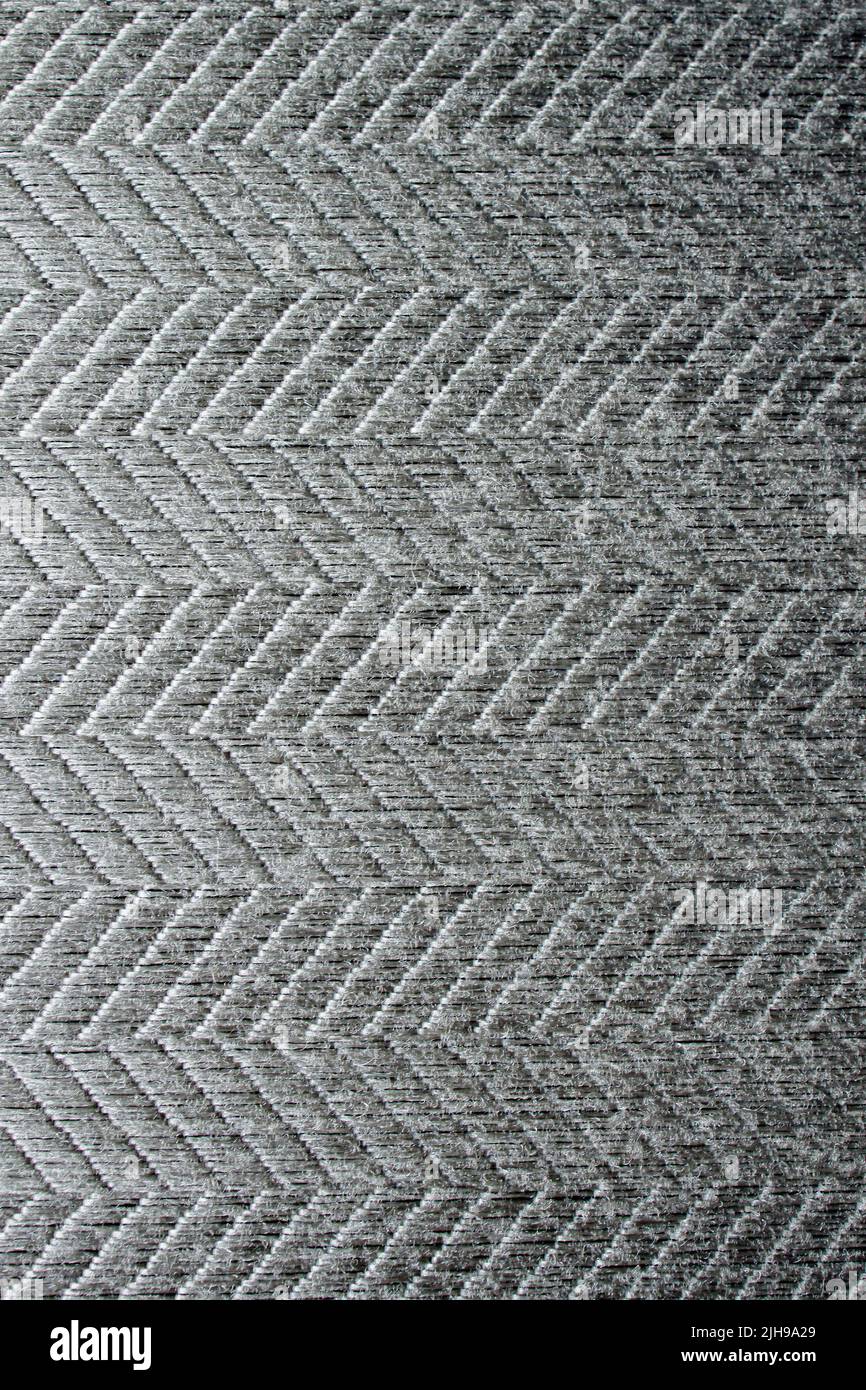Fabric background. Sticky textured gray fabric with pattern close up ...