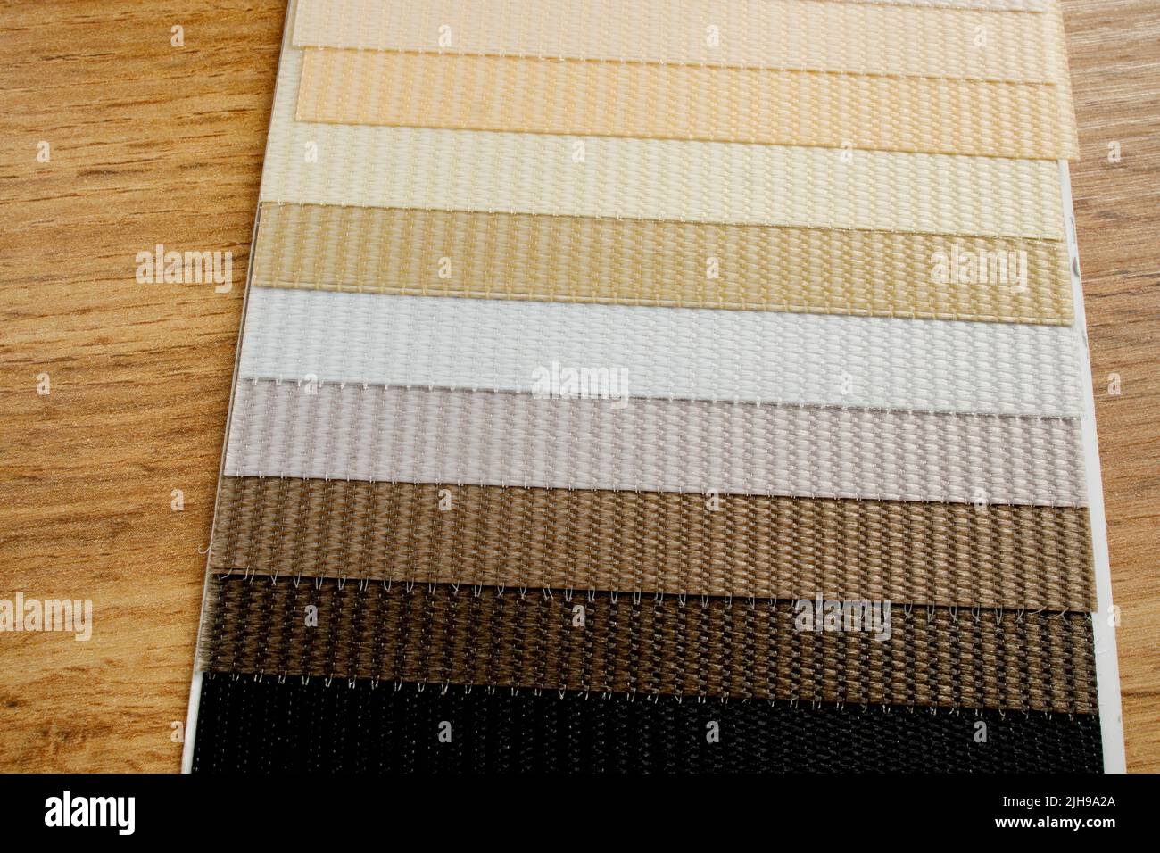 Catalog of different shades of fabric colors. Variety of color of dense ...