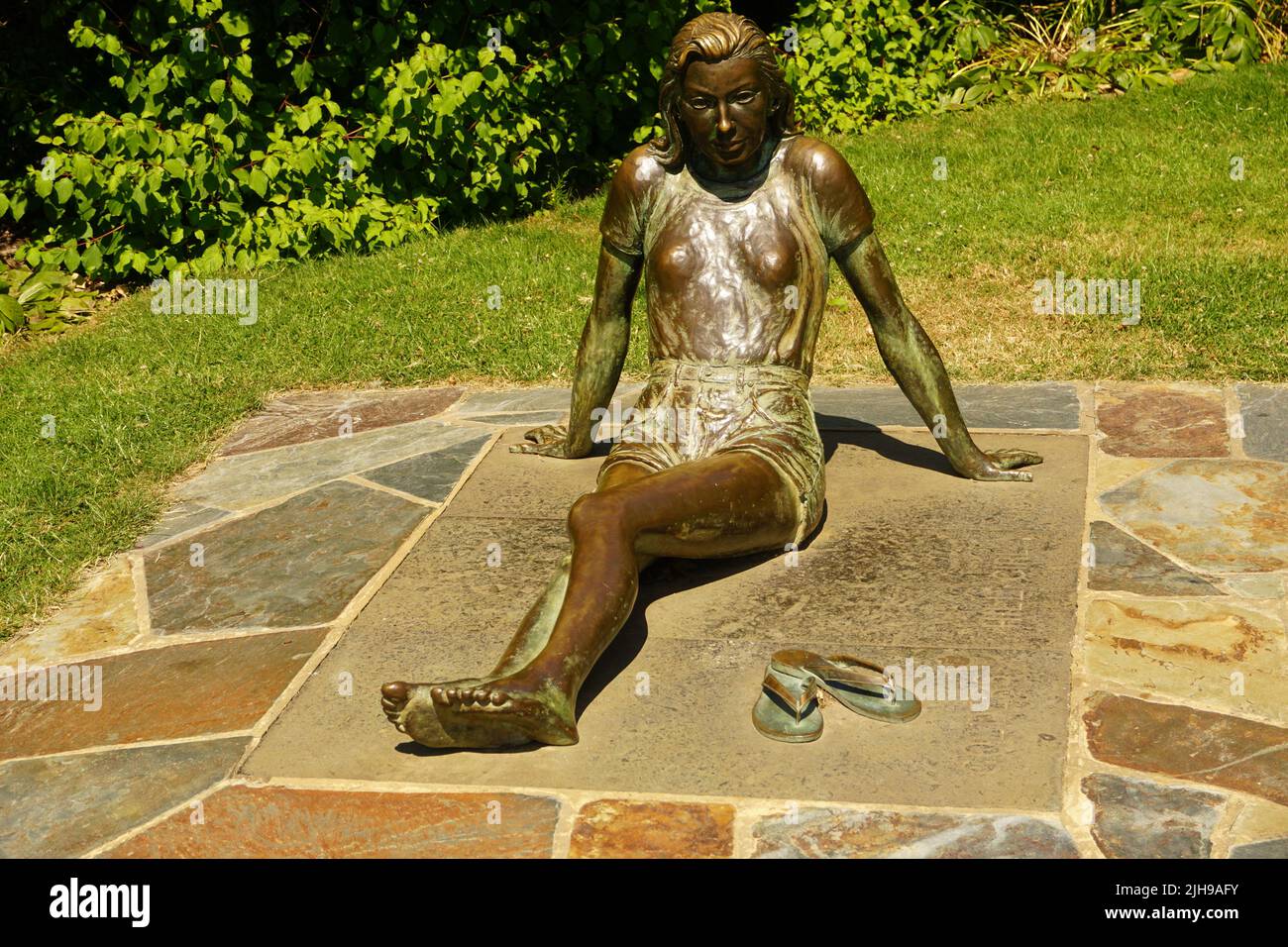 The statue by Patricia Finch at Golders Hill Park, London, United ...