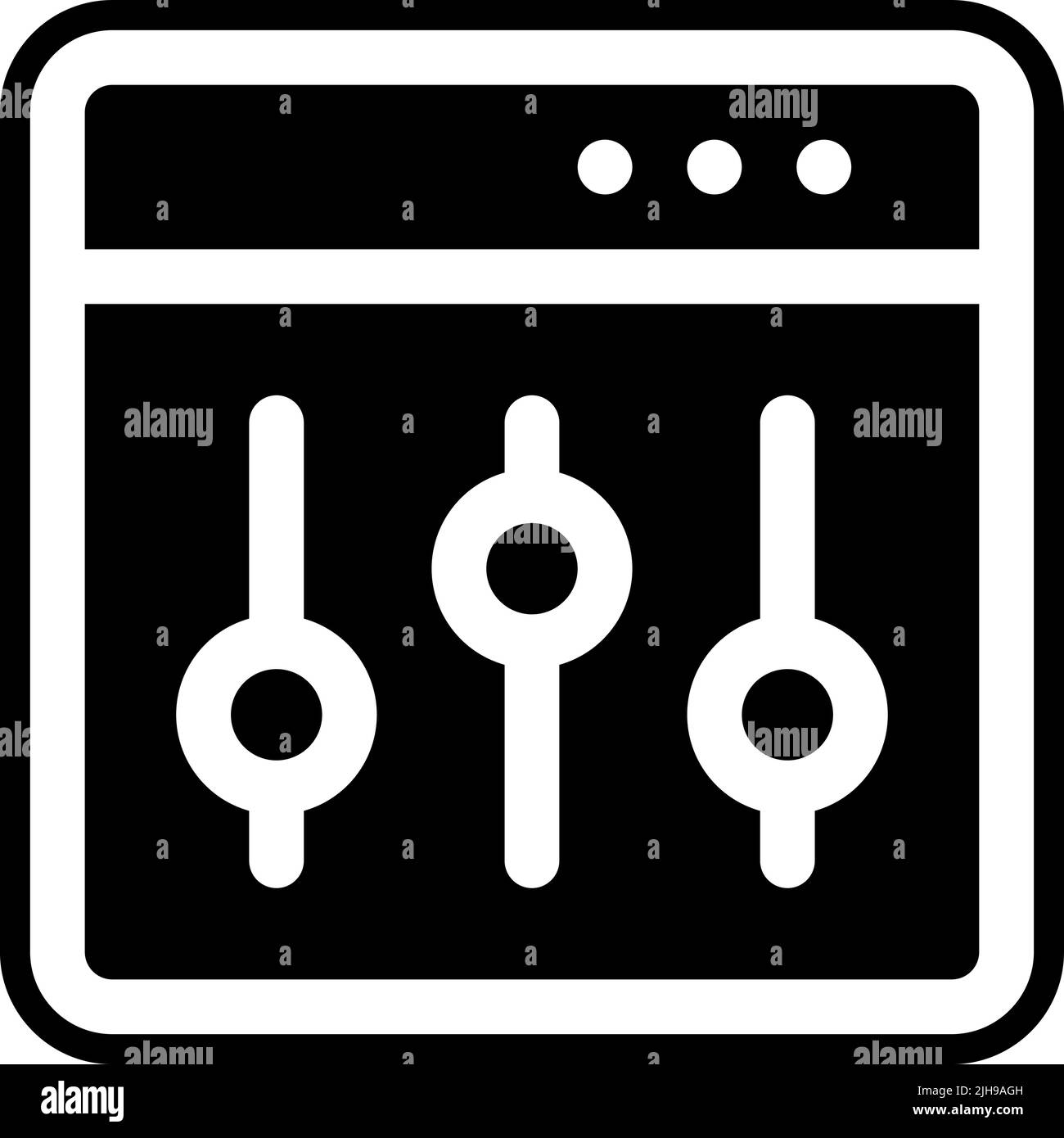 Web development settings Stock Vector Image & Art - Alamy