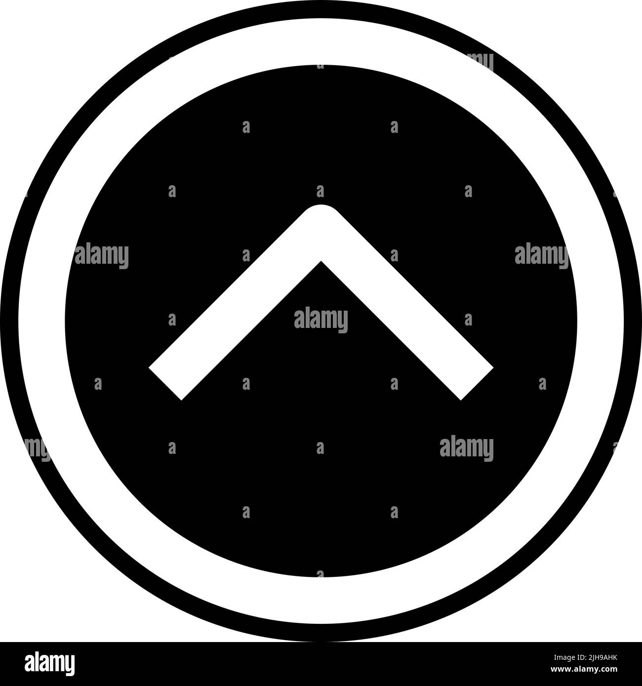 Basic ui up arrow Stock Vector Image & Art - Alamy