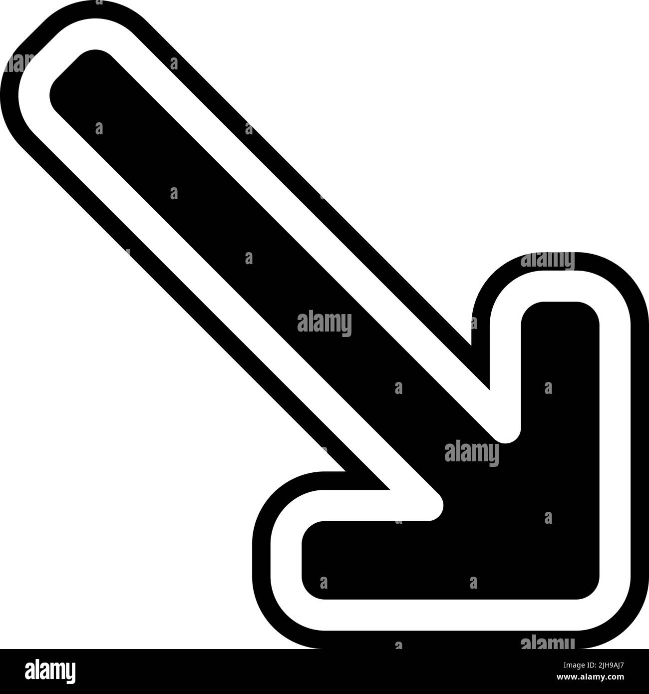 Arrows diagonal arrow Stock Vector Image & Art - Alamy