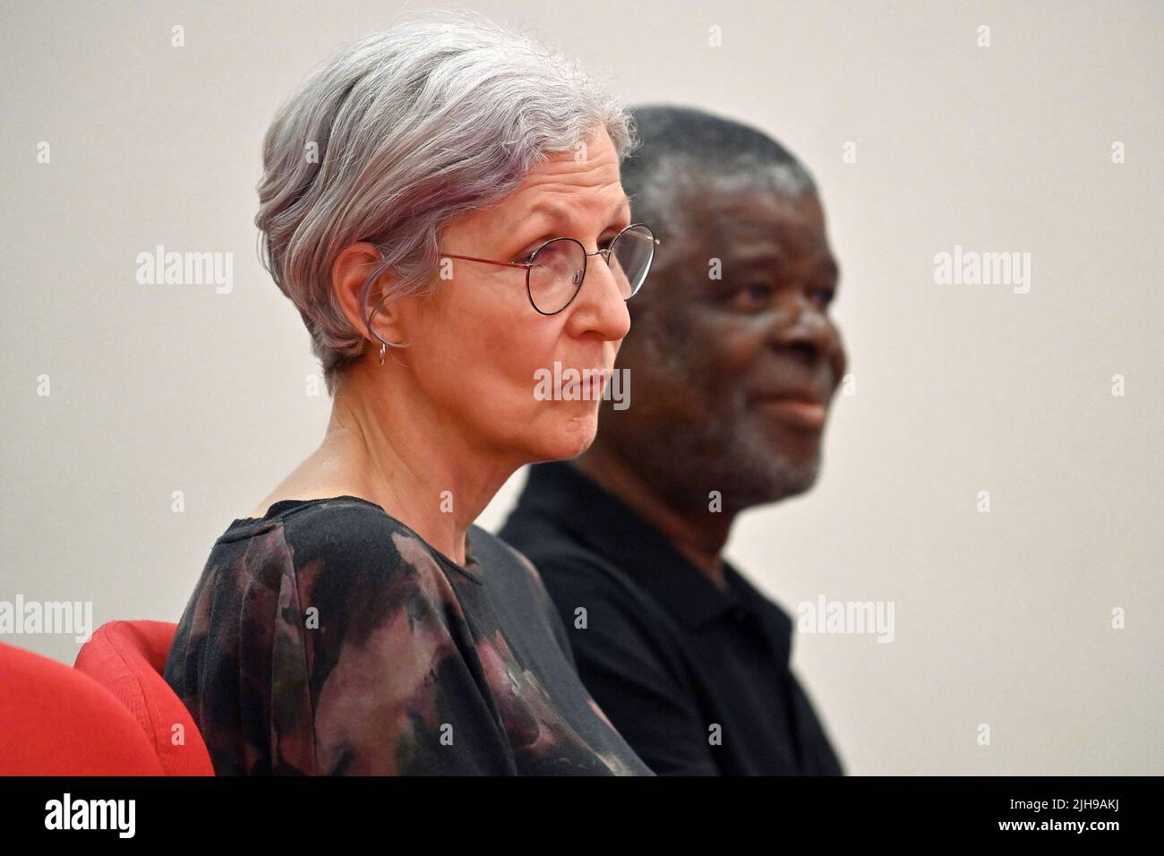 Munich, Deutschland. 16th July, 2022. Birgit and Jean Hermann Gnabry parents of Serge GNABRY (FC ...