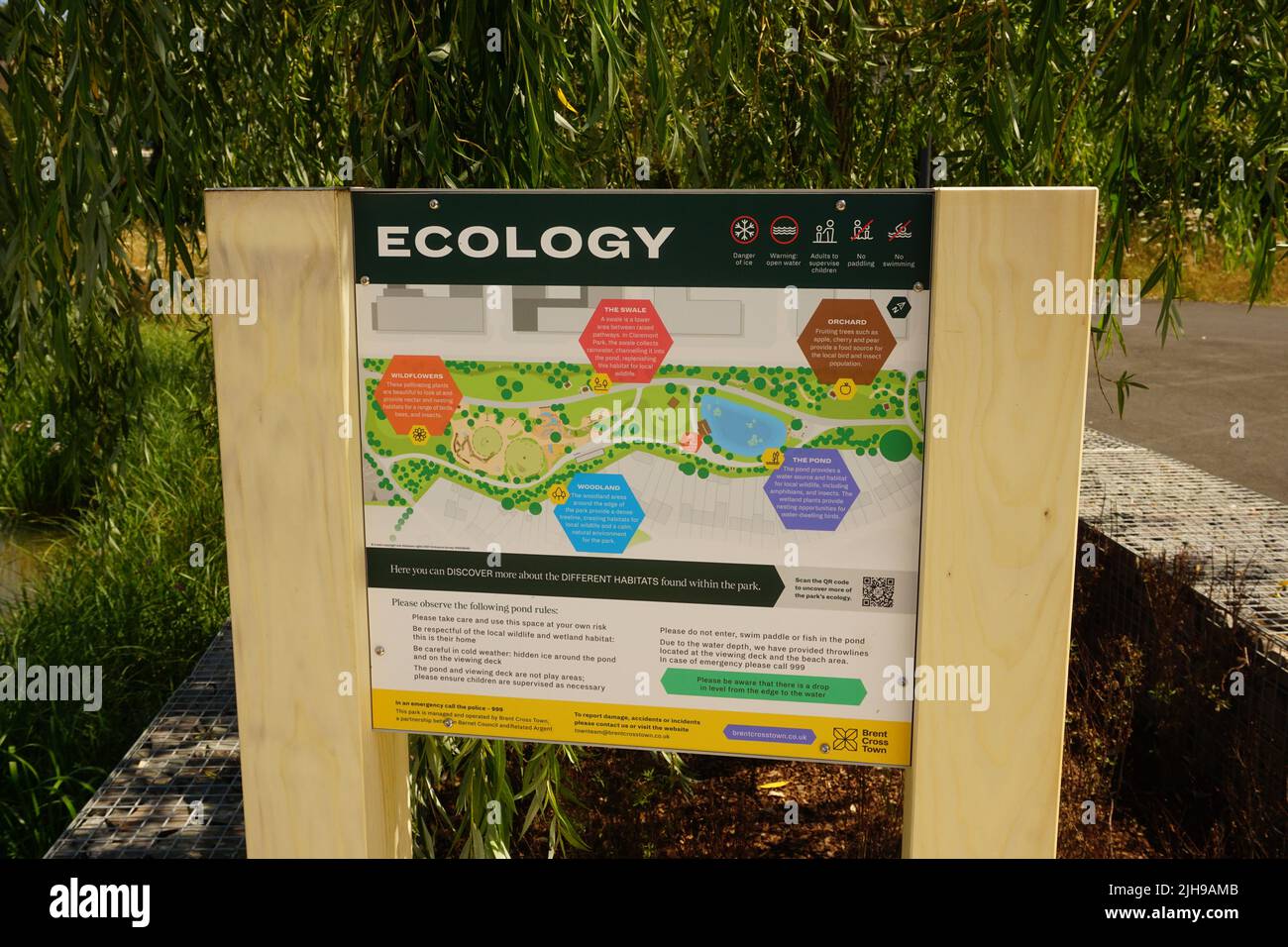 The newly built Claremont Park in Brent Cross, London. United Kingdom ...