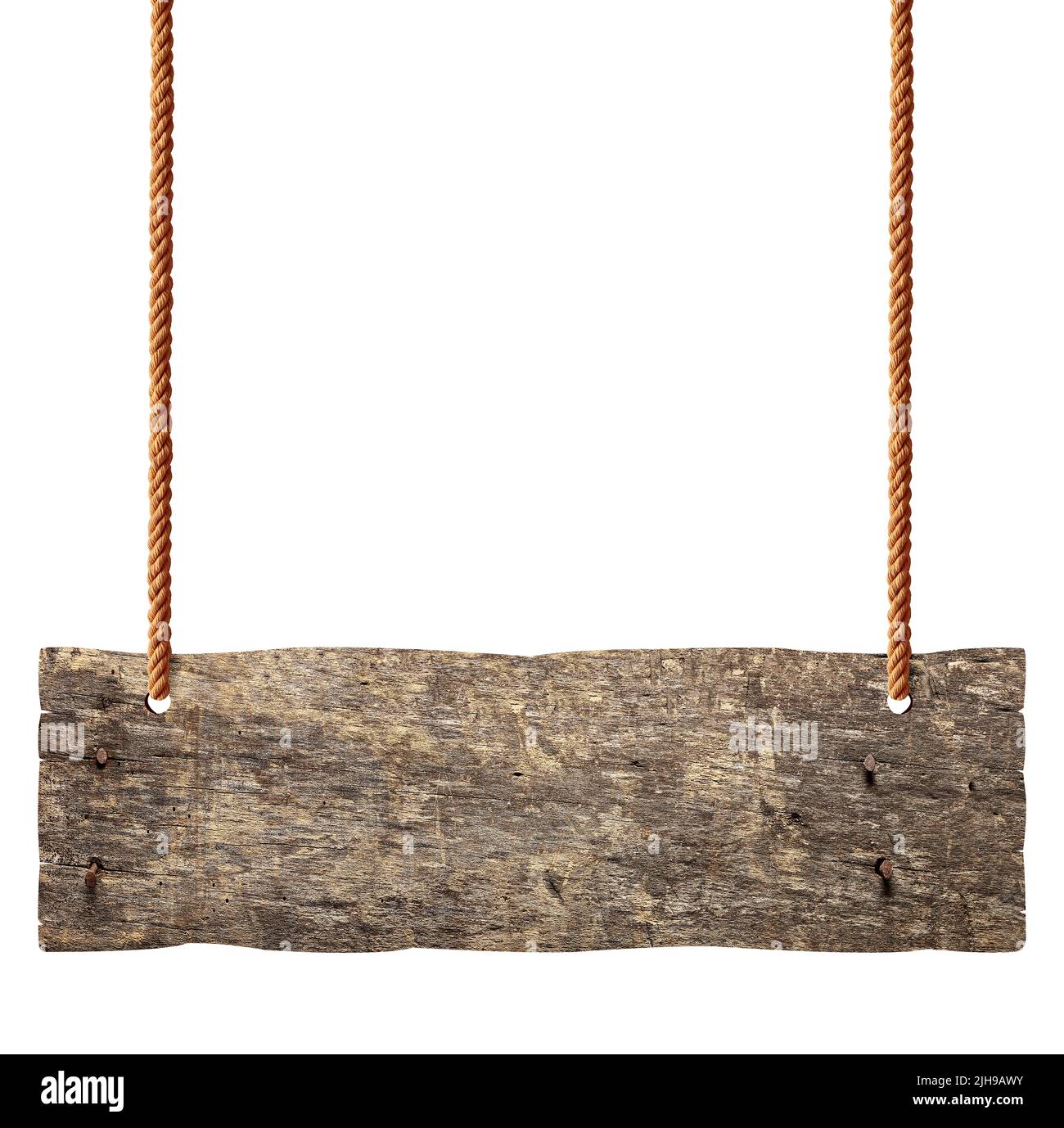 wooden sign chain ropesignboard signpost Stock Photo - Alamy
