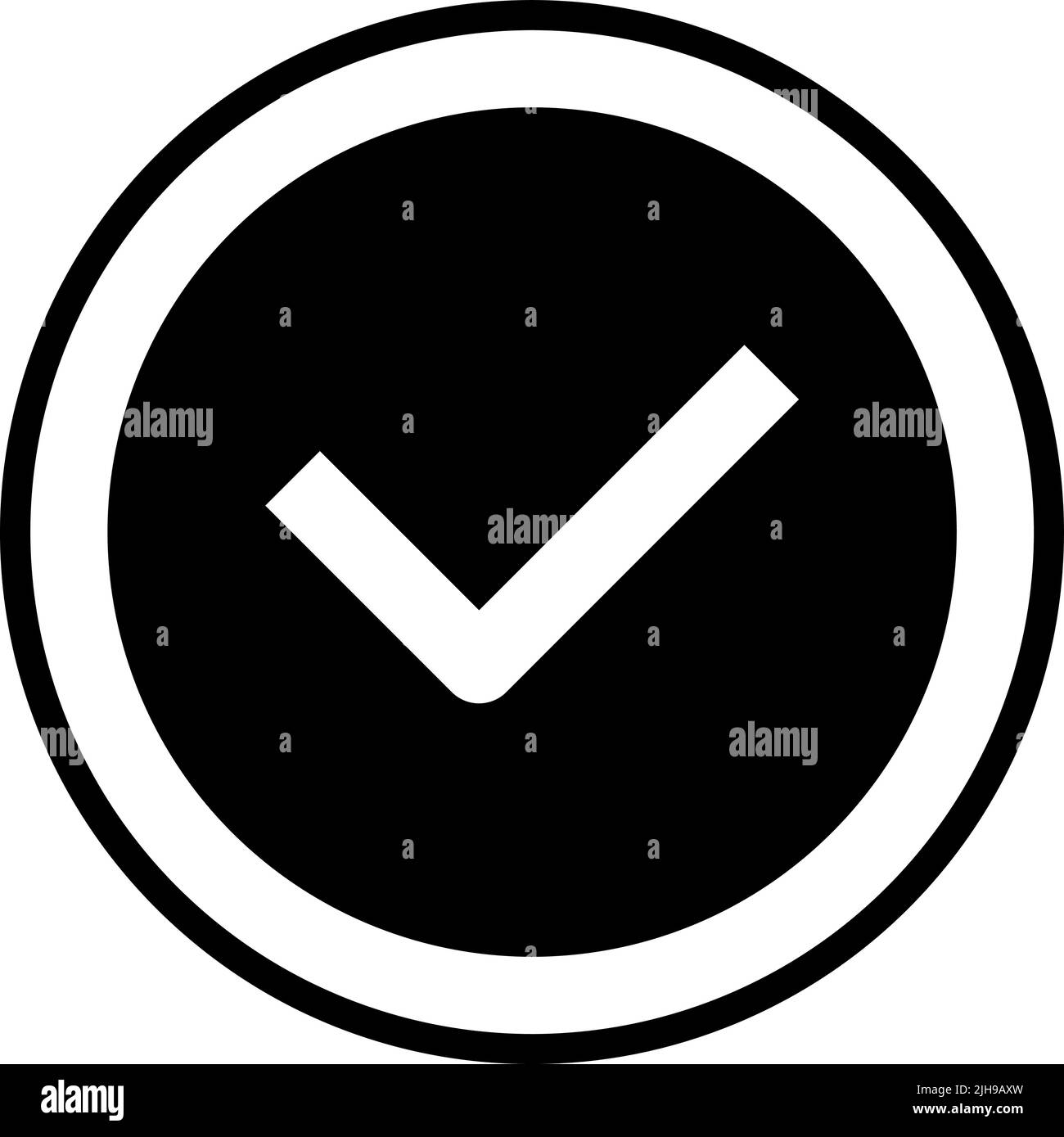 Basic ui check Stock Vector Image & Art - Alamy