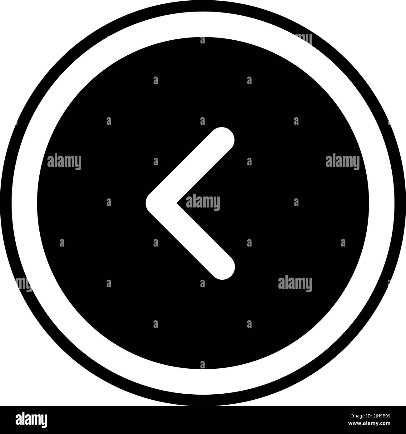 Arrow back Stock Vector Image & Art - Alamy