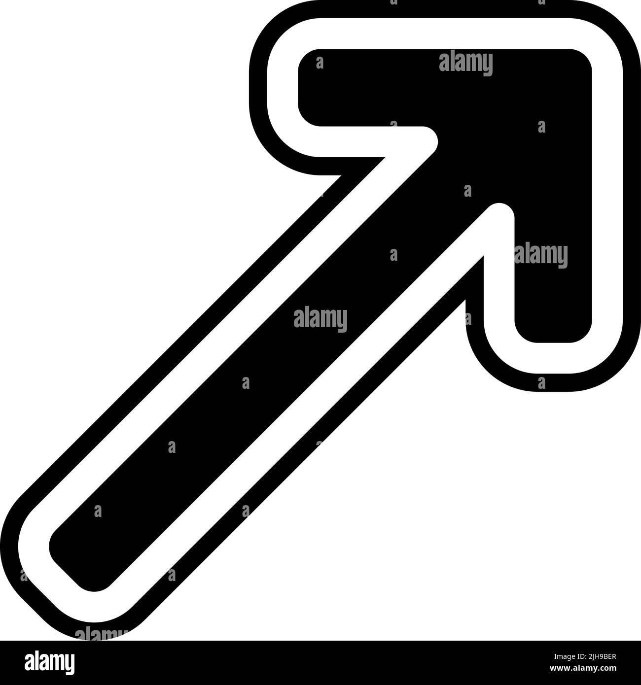 Arrows abstract upward Black and White Stock Photos & Images - Alamy