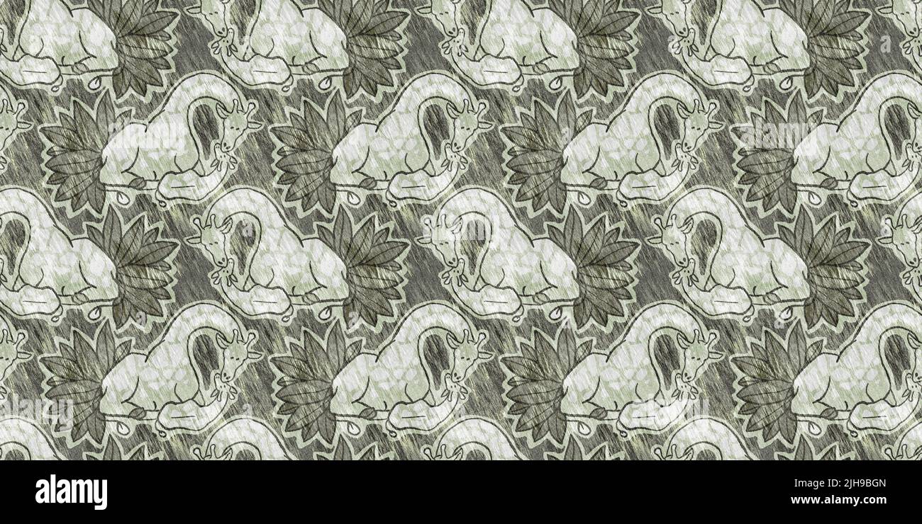 Cute safari wild giraffe animal border for babies room decor. Seamless ...