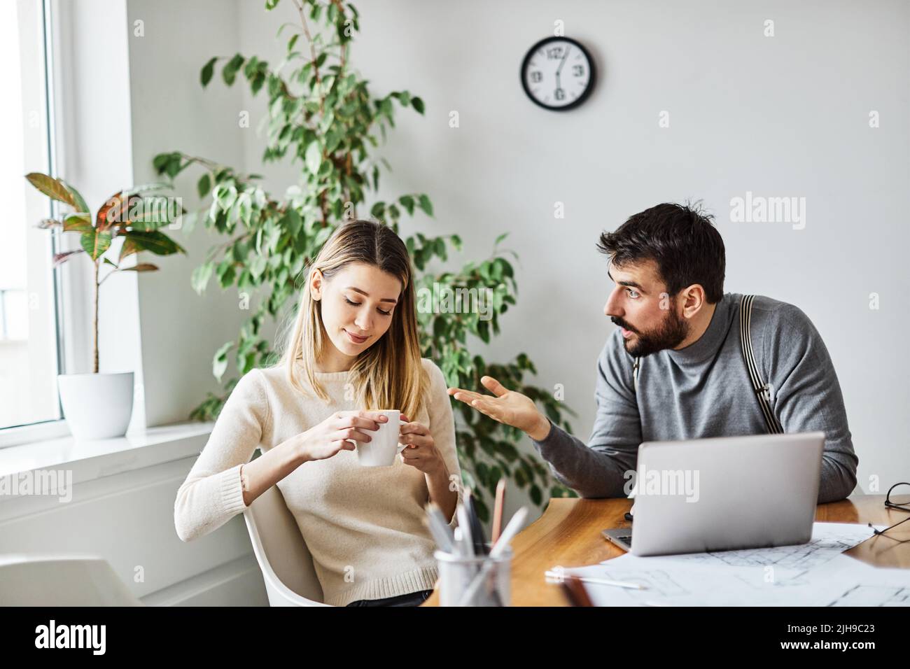 woman man arguing couple problem conflict female relationship young ...