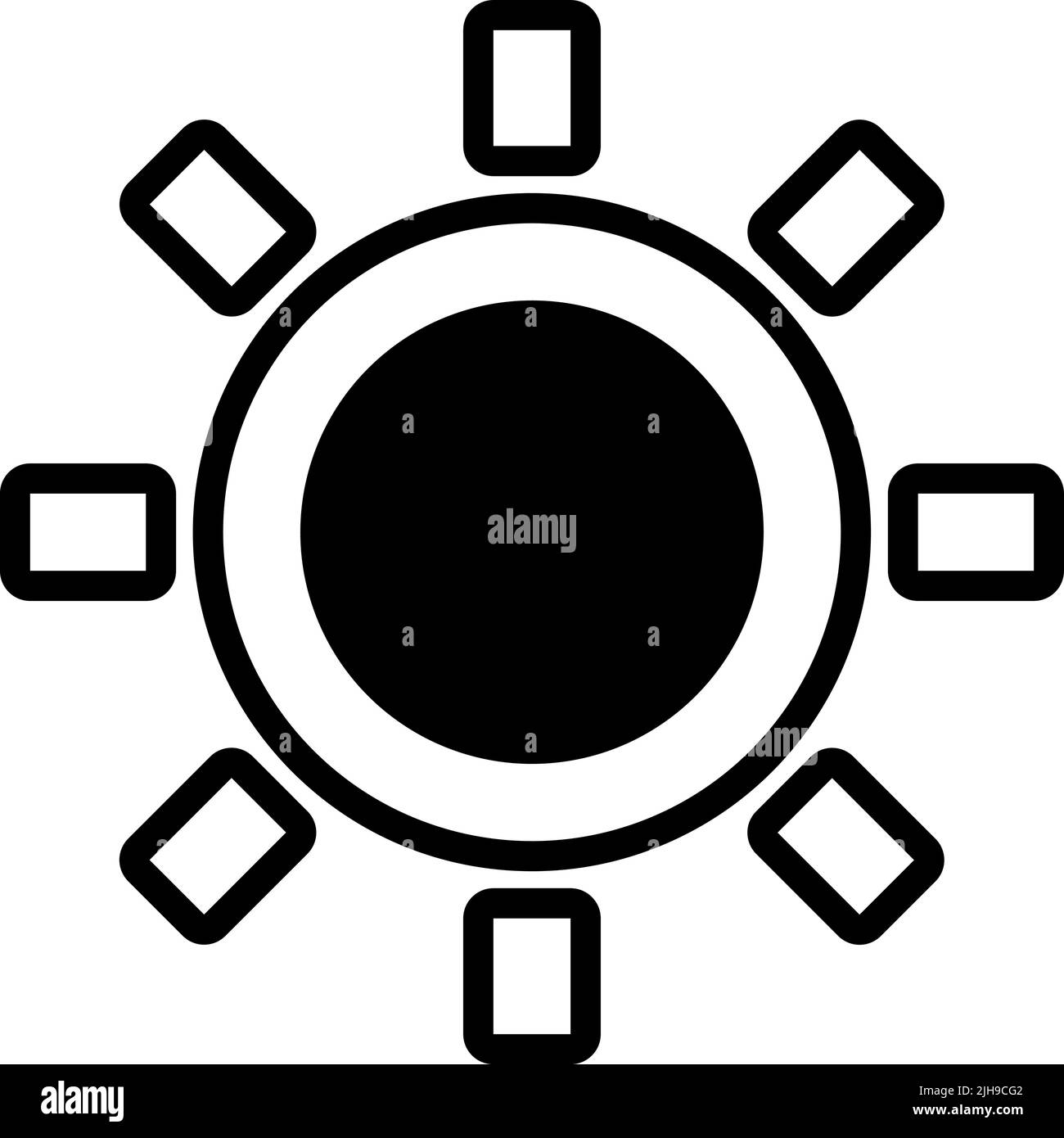 Basic ui sun Stock Vector Image & Art - Alamy