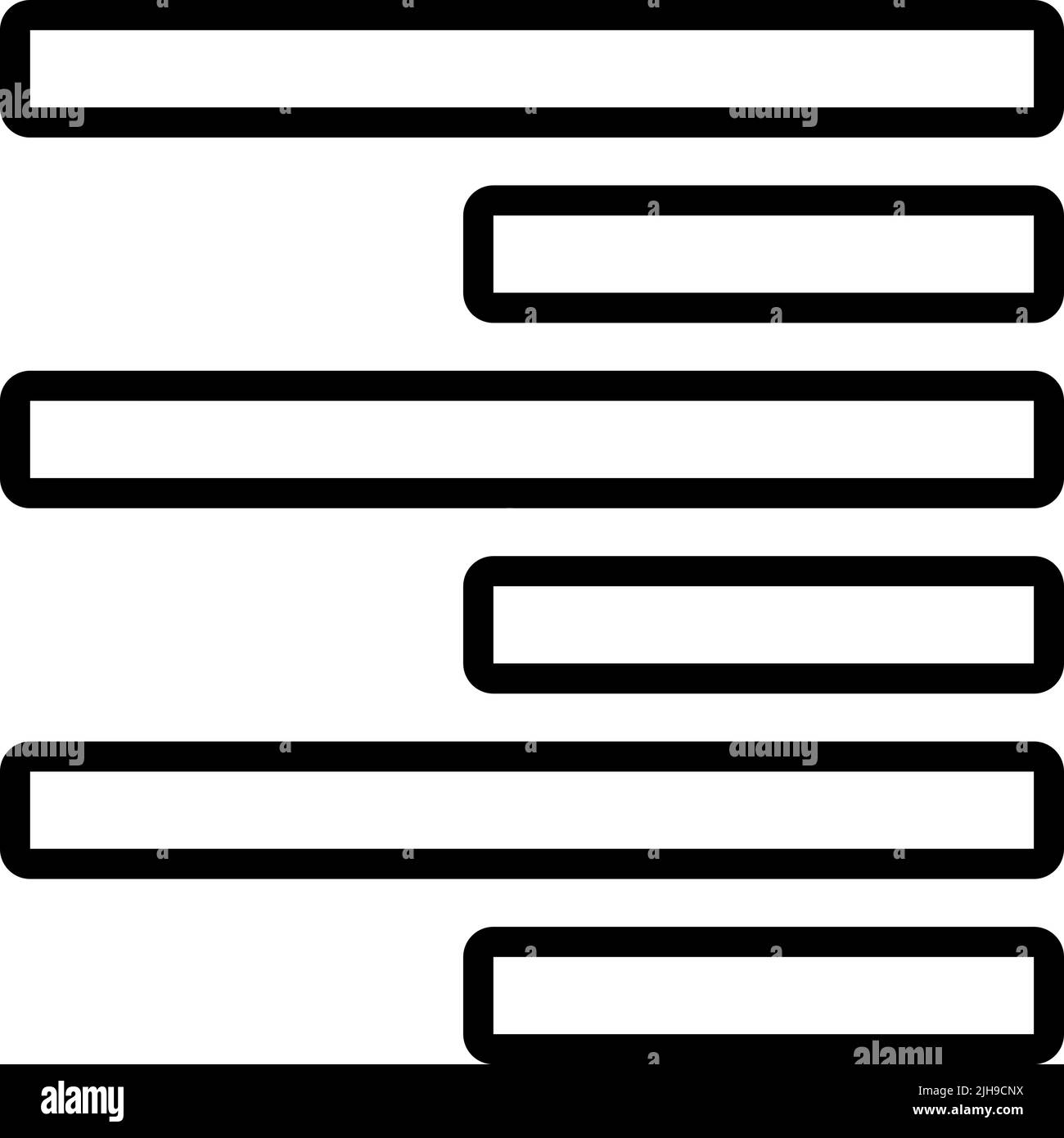 Basic ui right alignment Stock Vector Image & Art - Alamy