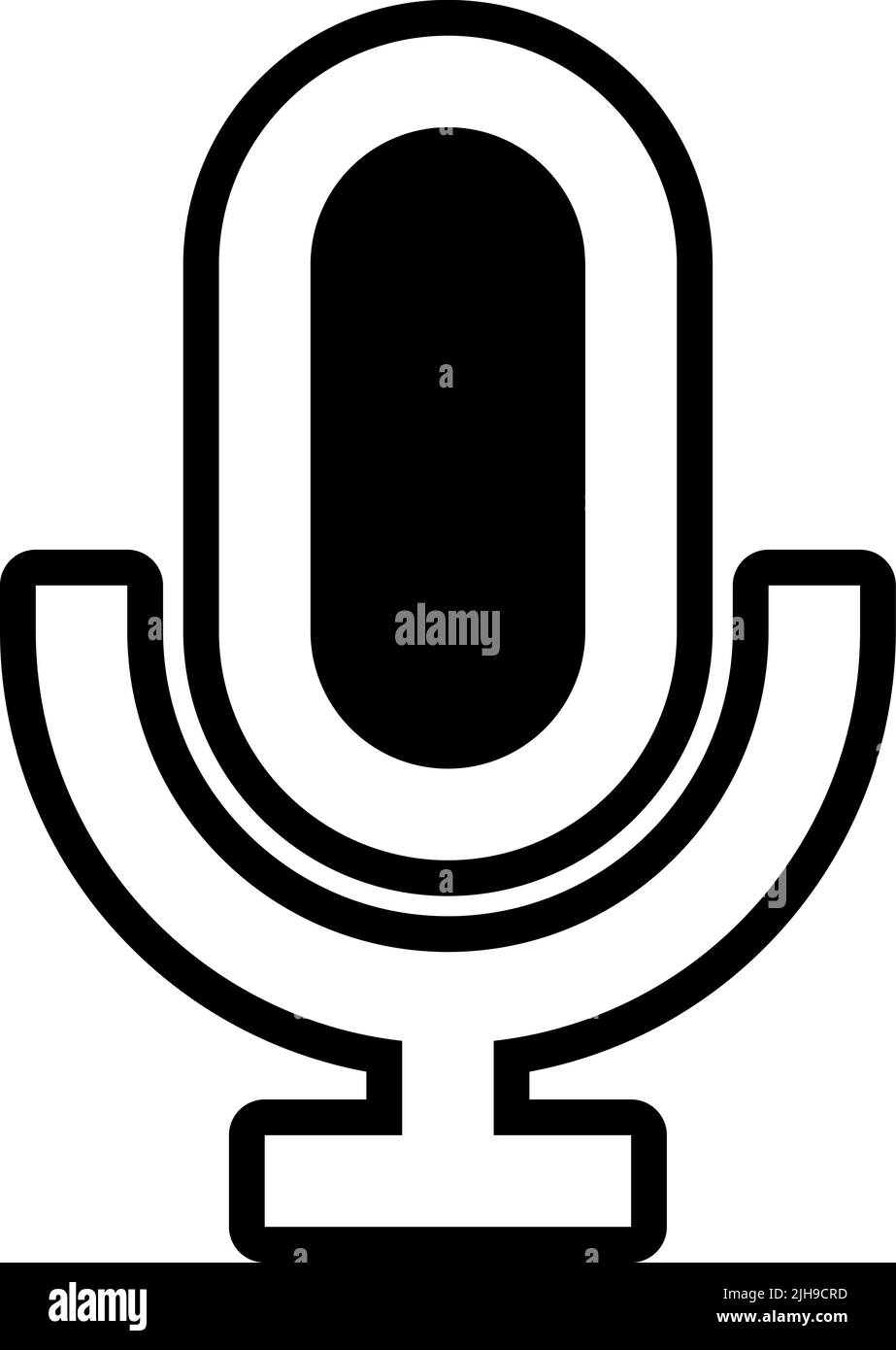 Basic ui mic Stock Vector Image & Art - Alamy