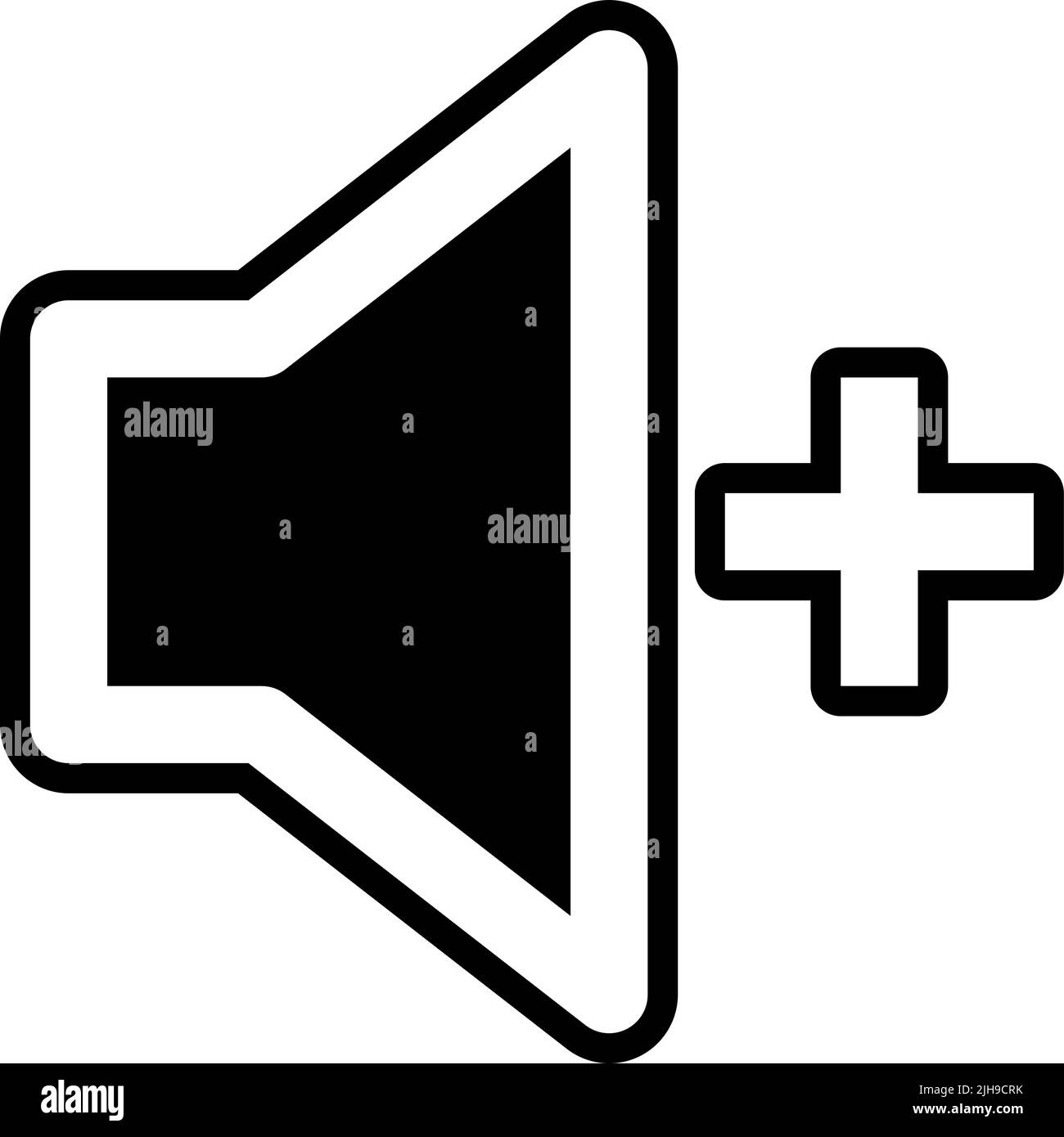 Volume symbol Black and White Stock Photos & Images - Alamy