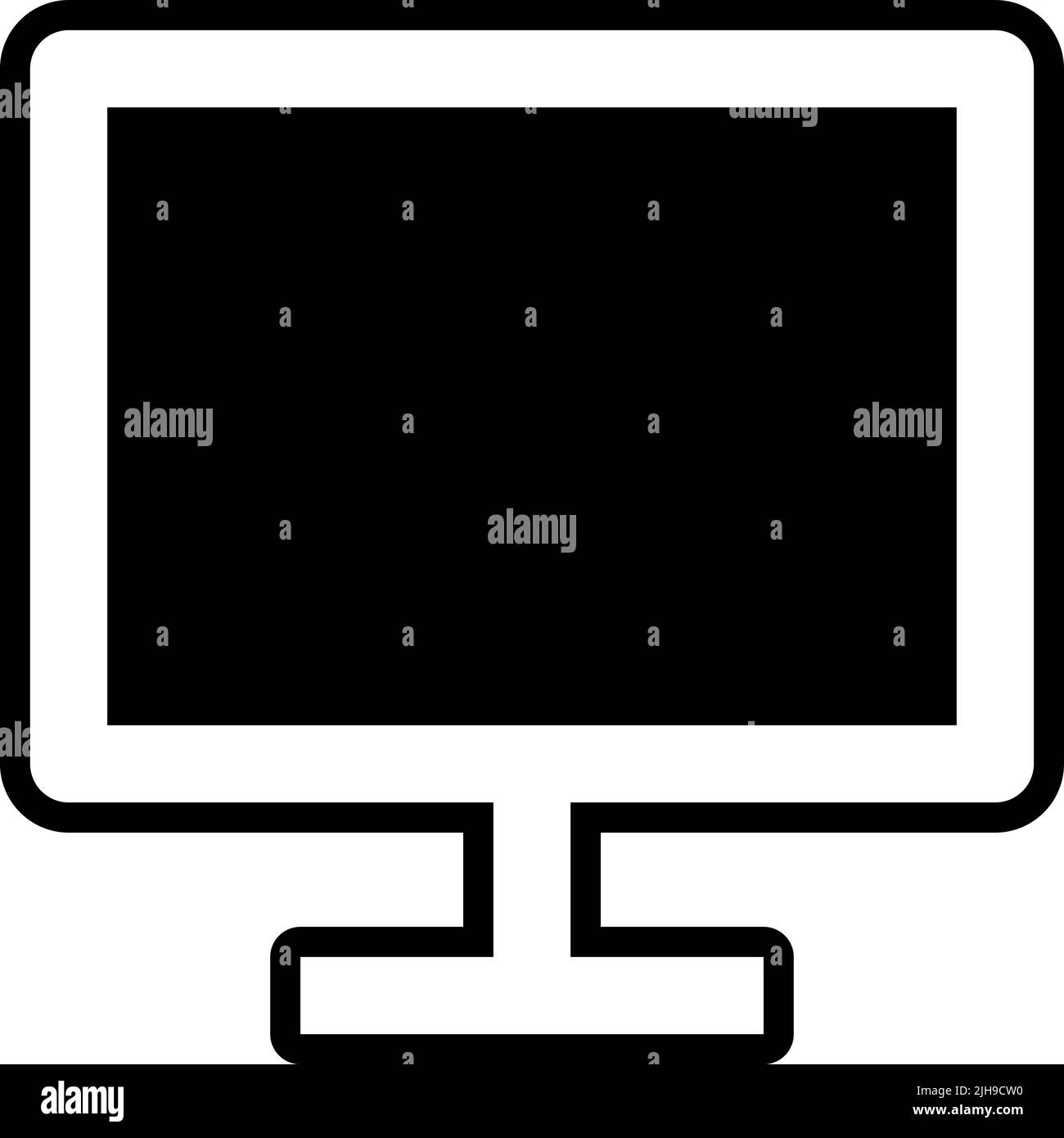 Basic ui monitor Stock Vector Image & Art - Alamy
