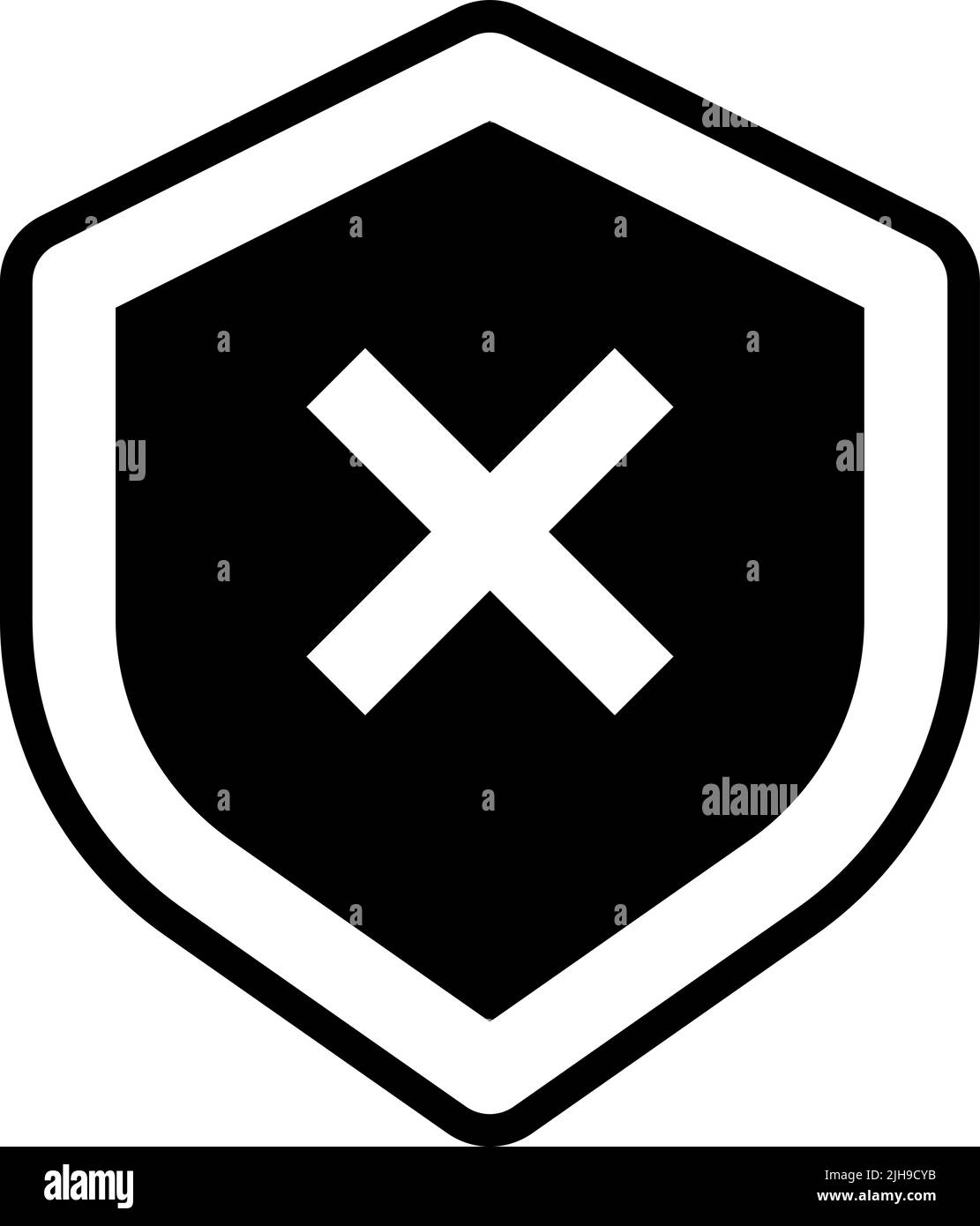 Basic ui shield Stock Vector Image & Art - Alamy