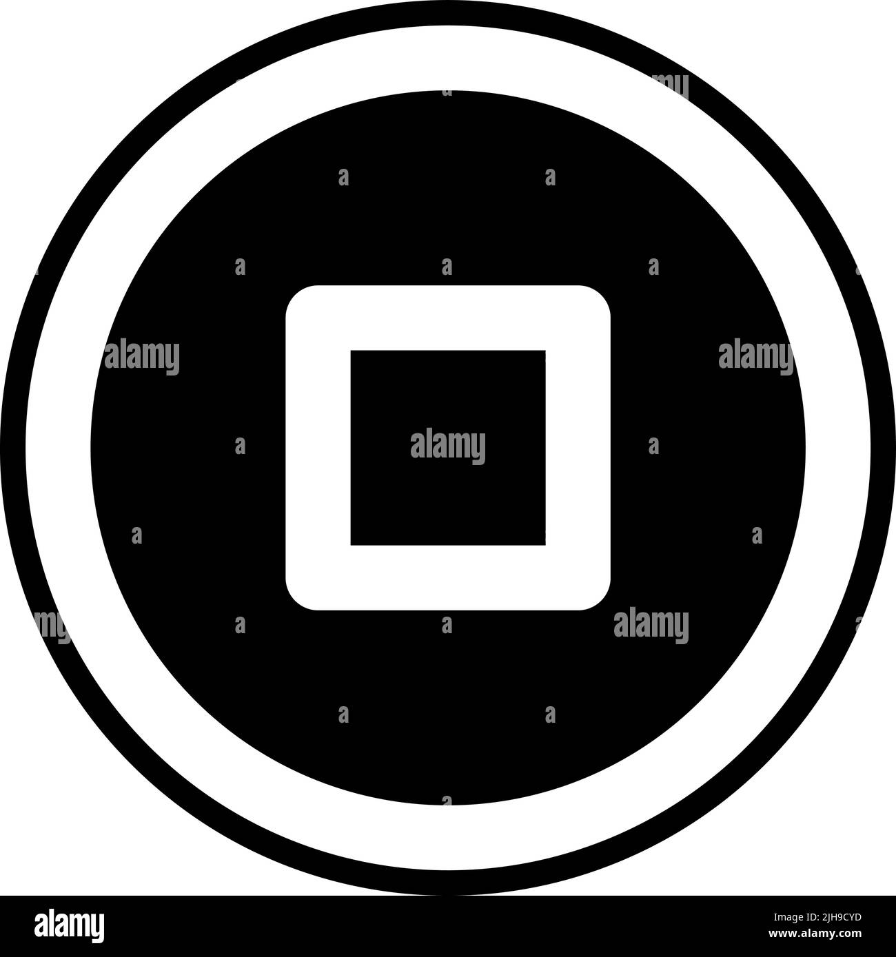 Basic ui stop Stock Vector Image & Art - Alamy