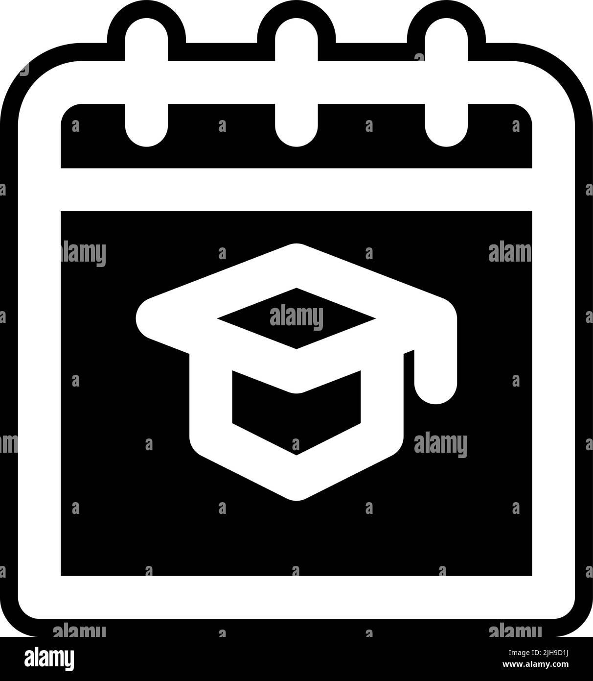 Calendar graduation Stock Vector Image & Art - Alamy