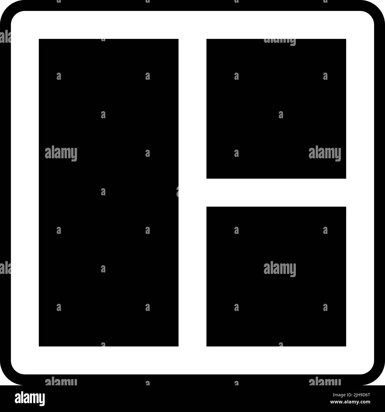 Basic ui grid Stock Vector Image & Art - Alamy