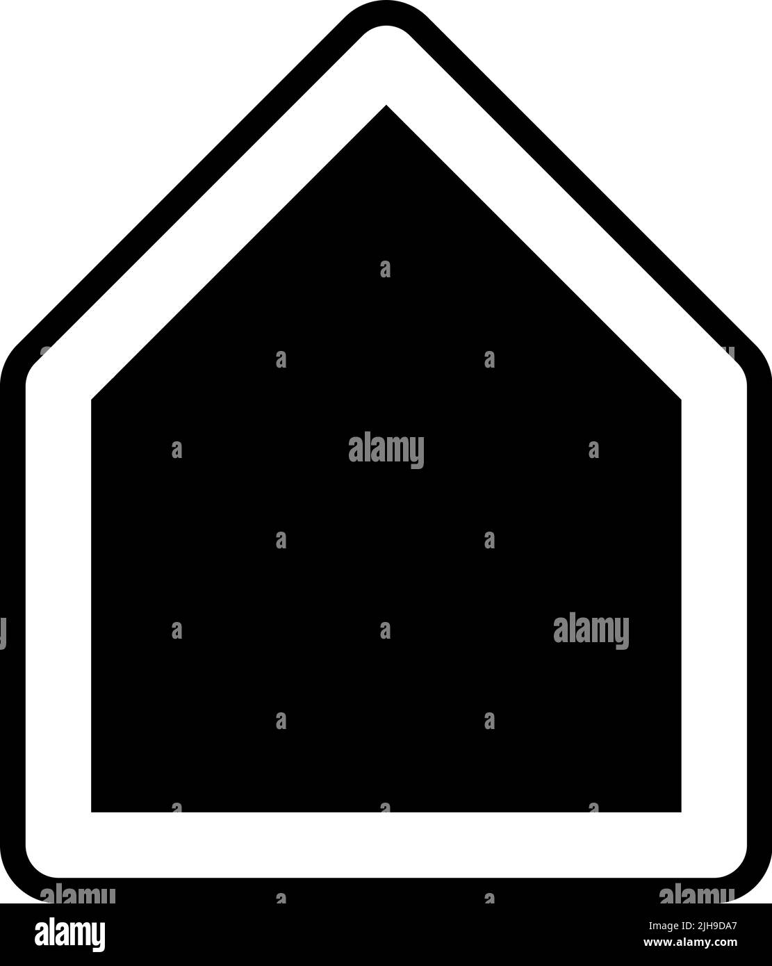 Basic ui home button Stock Vector Image & Art - Alamy