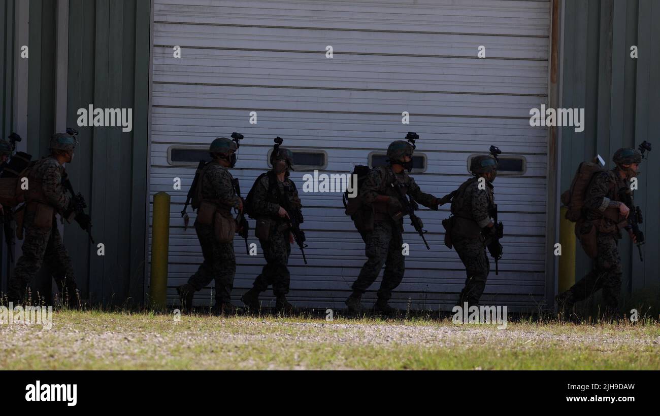 Marines with the Fleet Marine Force perform a remote advise and assist ...