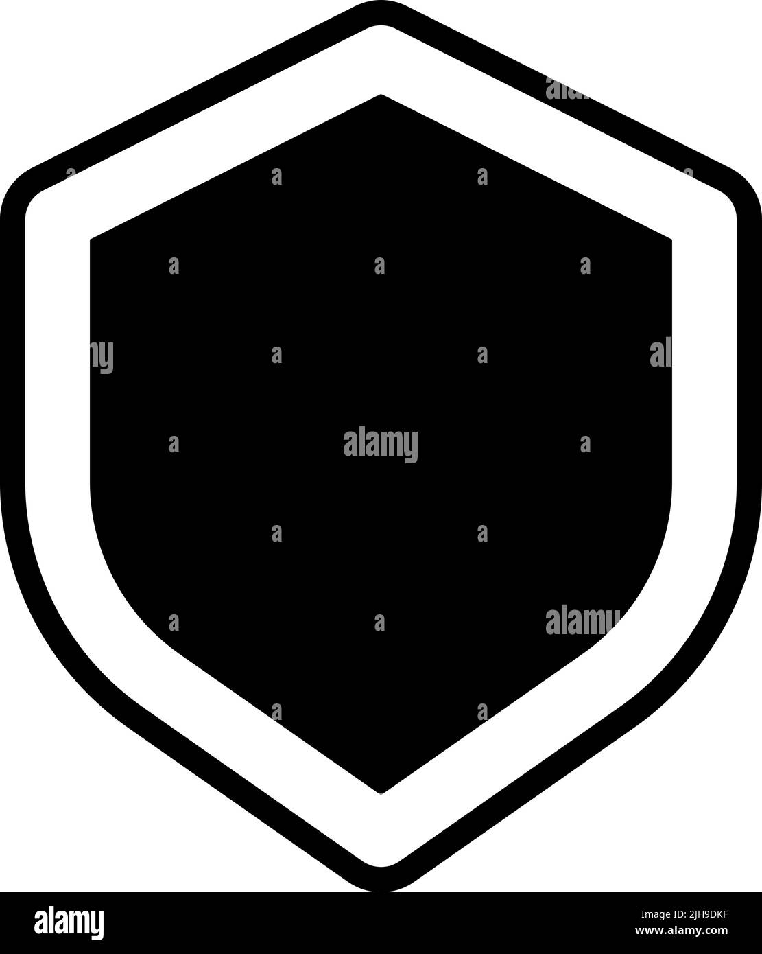 Basic ui shield Stock Vector Image & Art - Alamy
