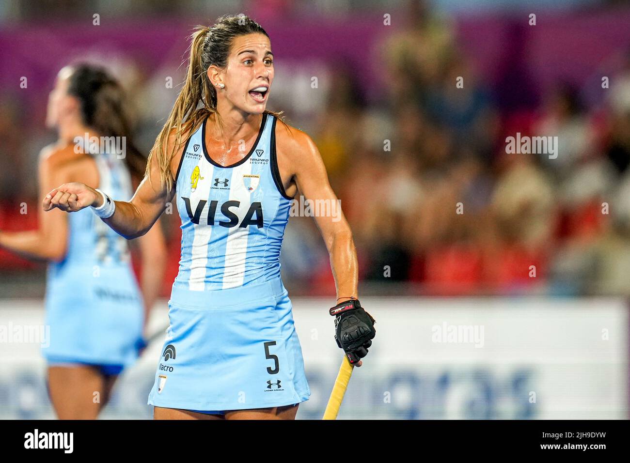TERRASSA, SPAIN - JULY 16: Agostina Alonso of Argentina during the FIH ...