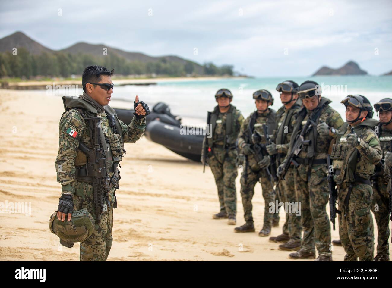 Mexican naval infantry marines hi-res stock photography and images - Alamy
