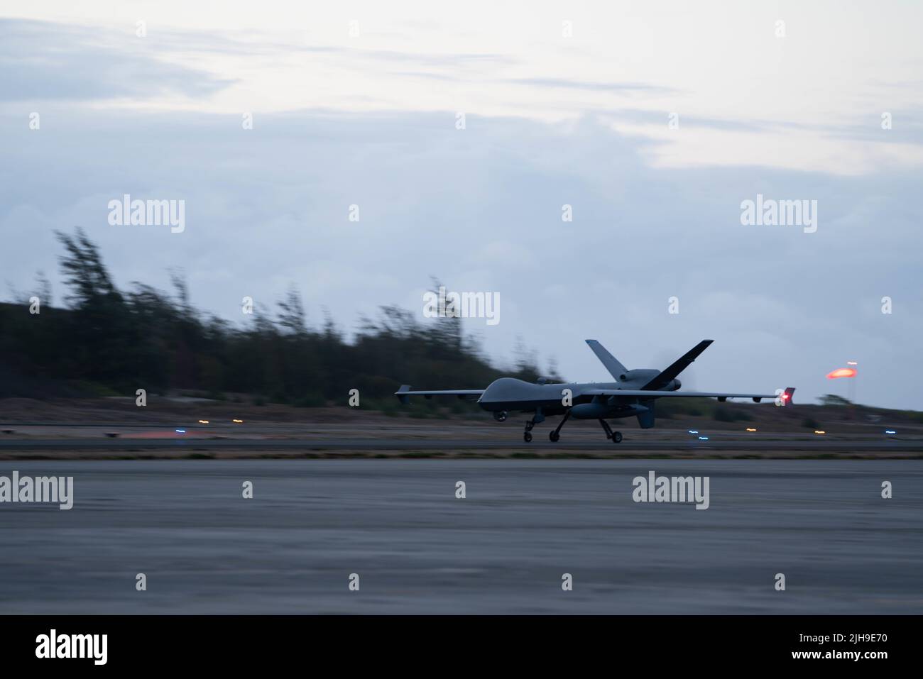 MARINE CORPS BASE HAWAII, Hawaii (July 12, 2022) - A U.S. Air Force MQ ...