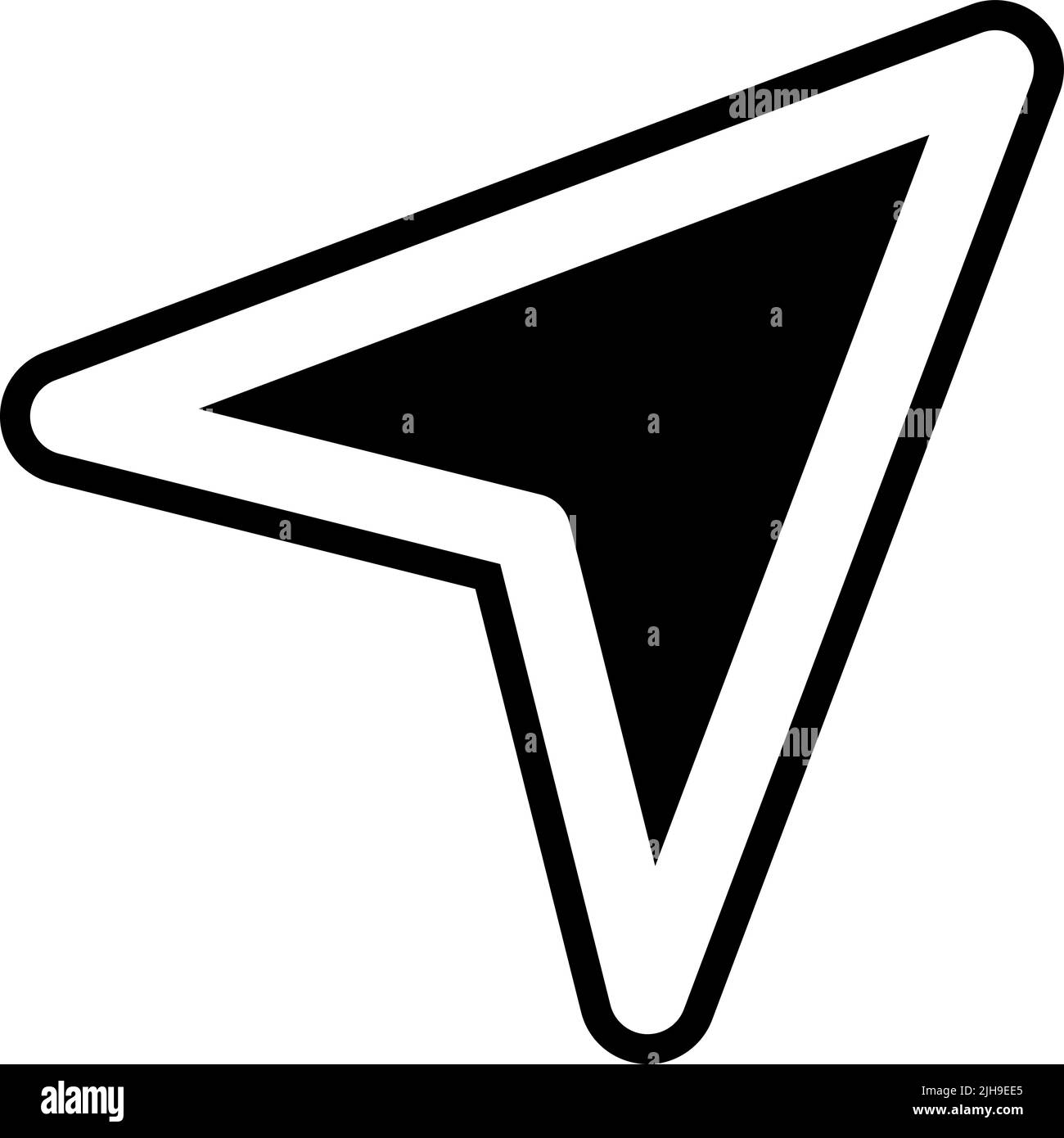 Basic ui send Stock Vector Image & Art - Alamy