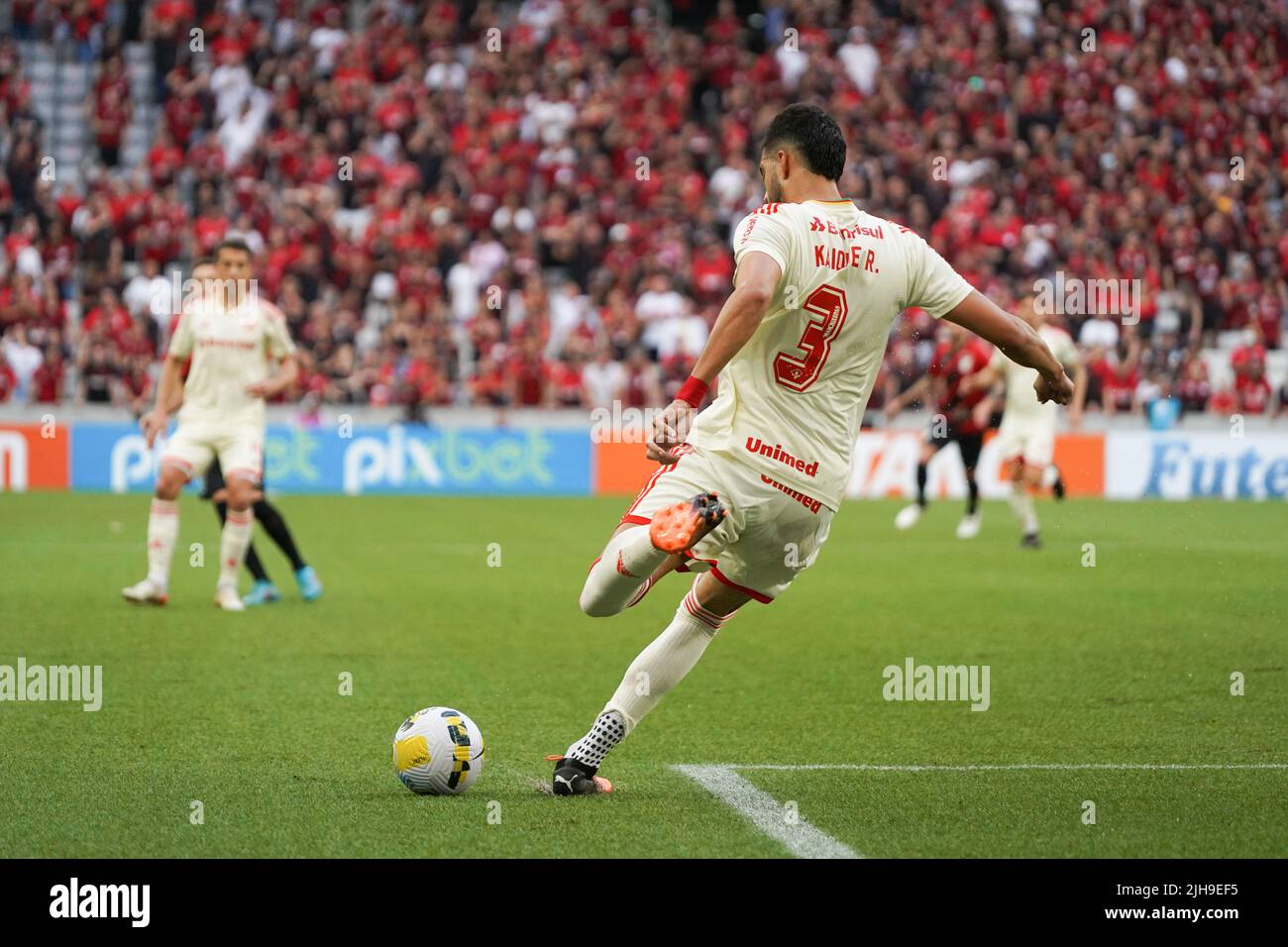 Curitiba, Brazil. 16th July, 2022. Kaique Rocha during Athletico and ...