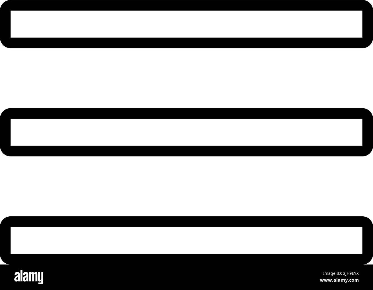 Basic ui open menu Stock Vector Image & Art - Alamy