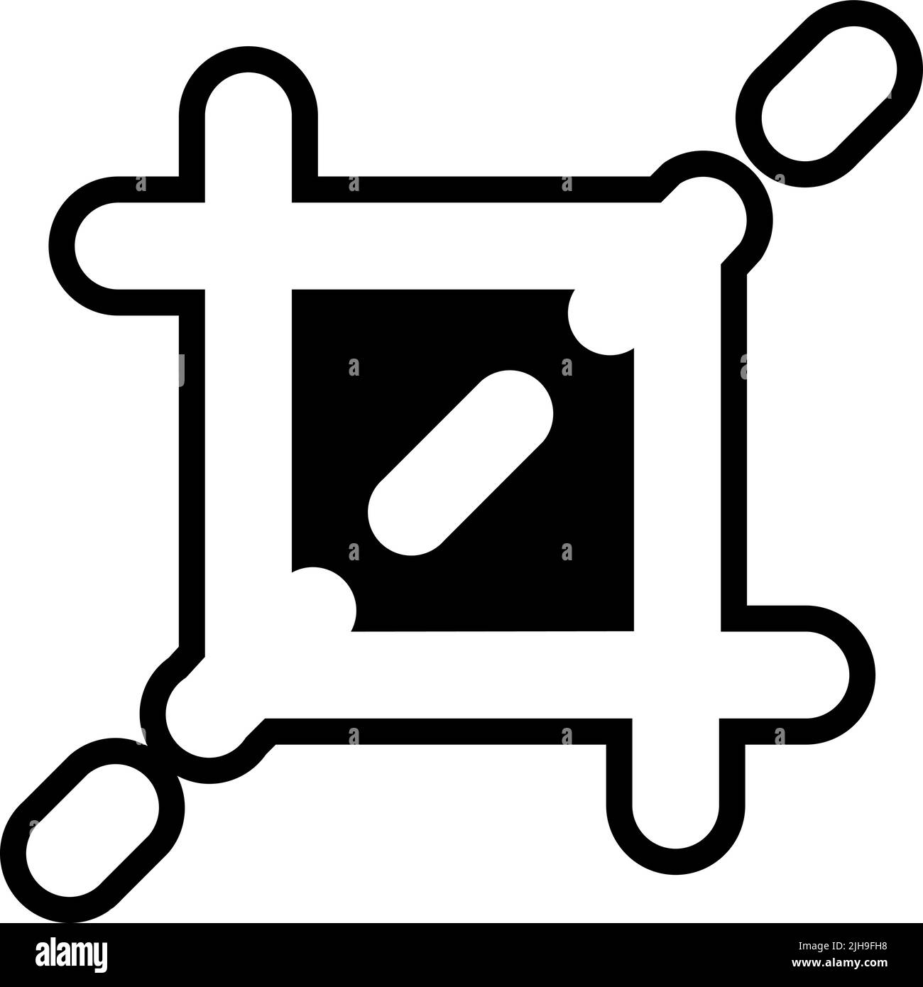 Design graphic crop Stock Vector Image & Art - Alamy