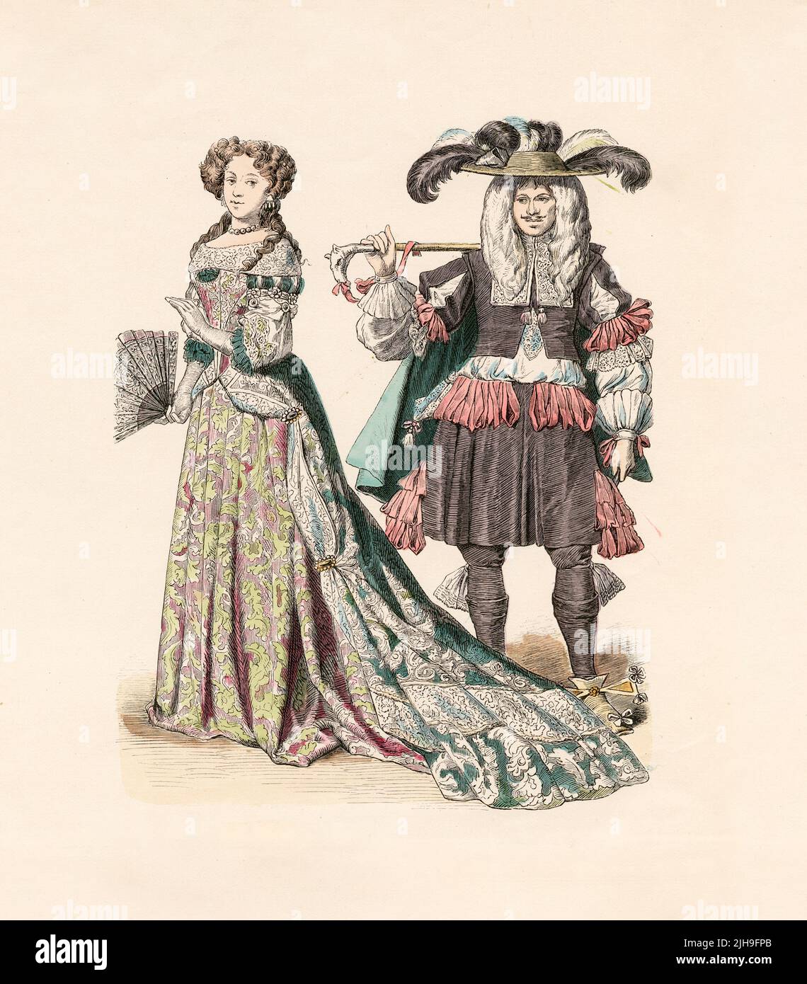 Maria Anna of Bavaria as Crown Princess of France, Court Dress (1679 ...
