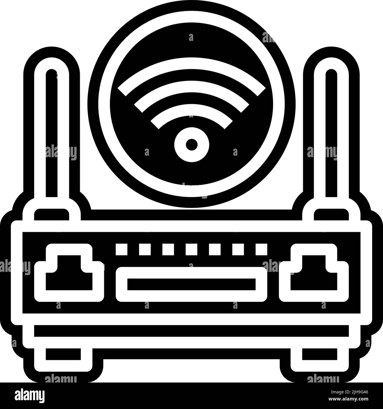 Connector types wireless router Stock Vector Image & Art - Alamy