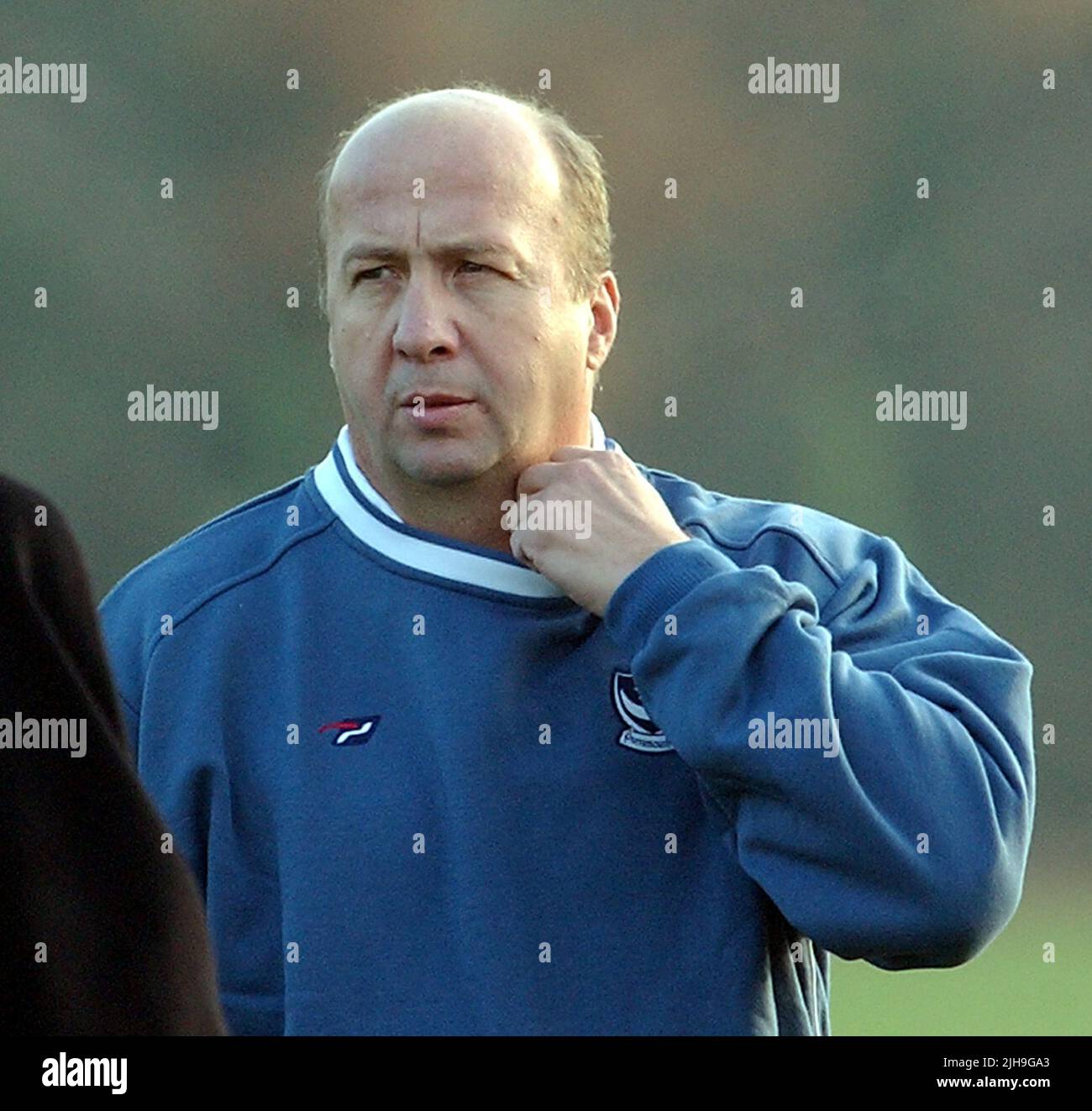 PORTSMOUTH COACH VELIMIR ZAJEC PIC MIKE WALKER,2004 Stock Photo - Alamy