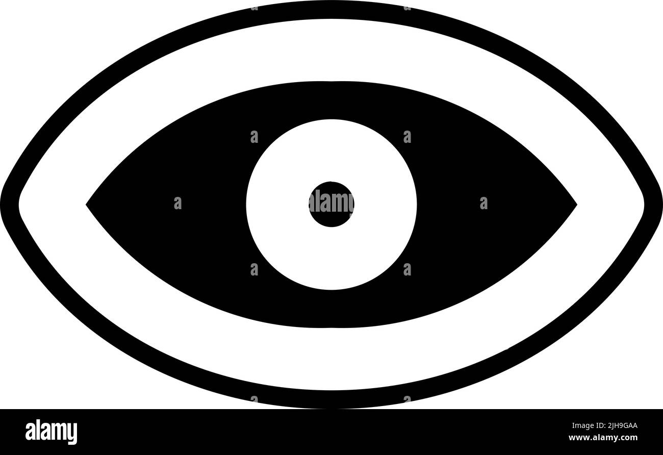 Hamsa design eye symbol Black and White Stock Photos & Images - Alamy
