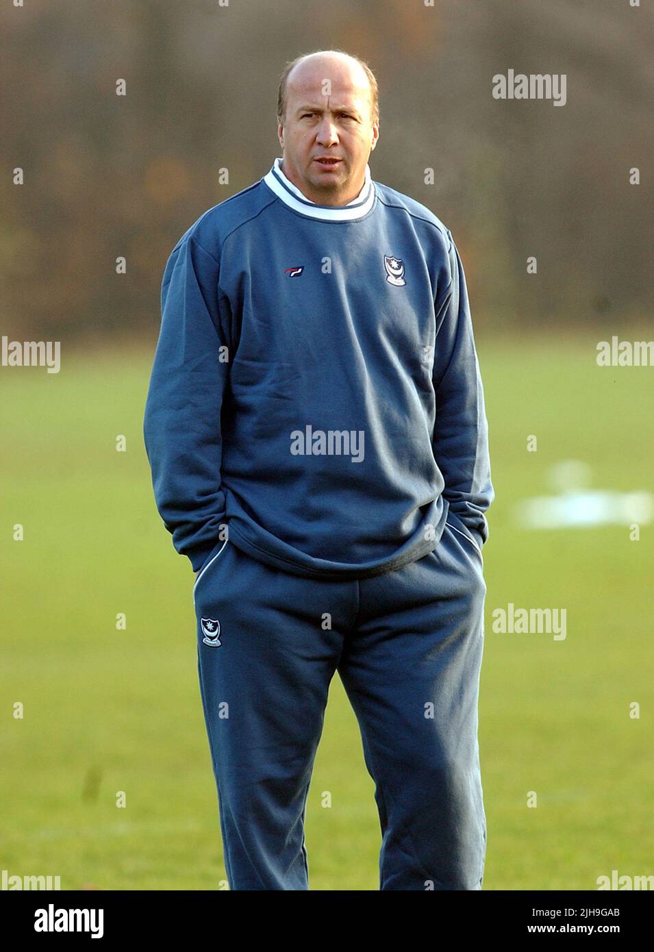 PORTSMOUTH COACH VELIMIR ZAJEC PIC MIKE WALKER, 2004 Stock Photo - Alamy