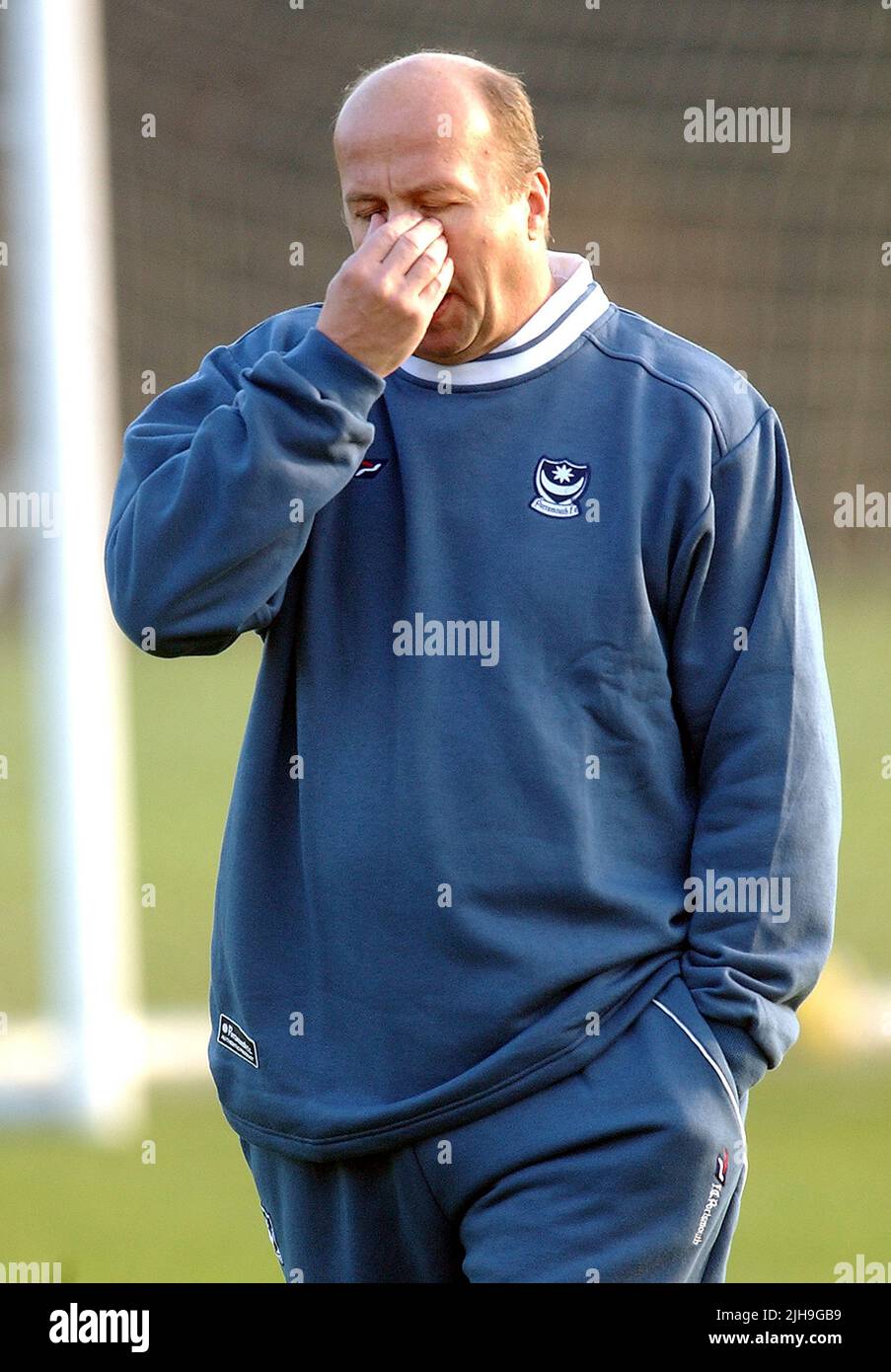 PORTSMOUTH COACH VELIMIR ZAJEC PIC MIKE WALKER,2004 Stock Photo - Alamy