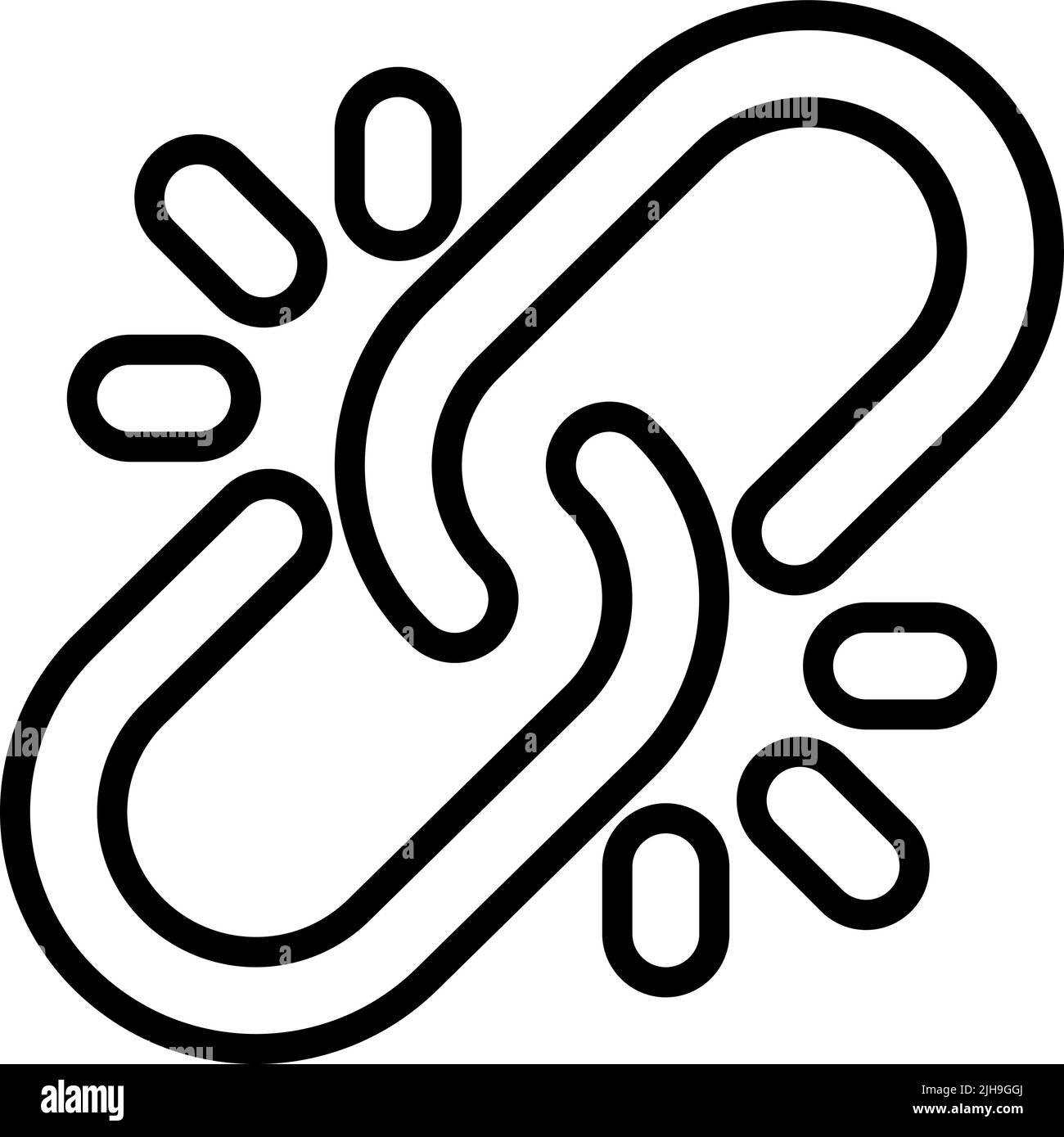 Broken links Stock Vector Images - Alamy