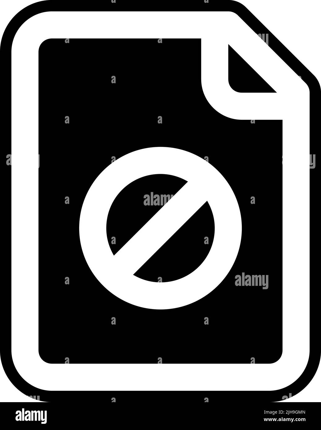 File and folders blocked Stock Vector Image & Art - Alamy