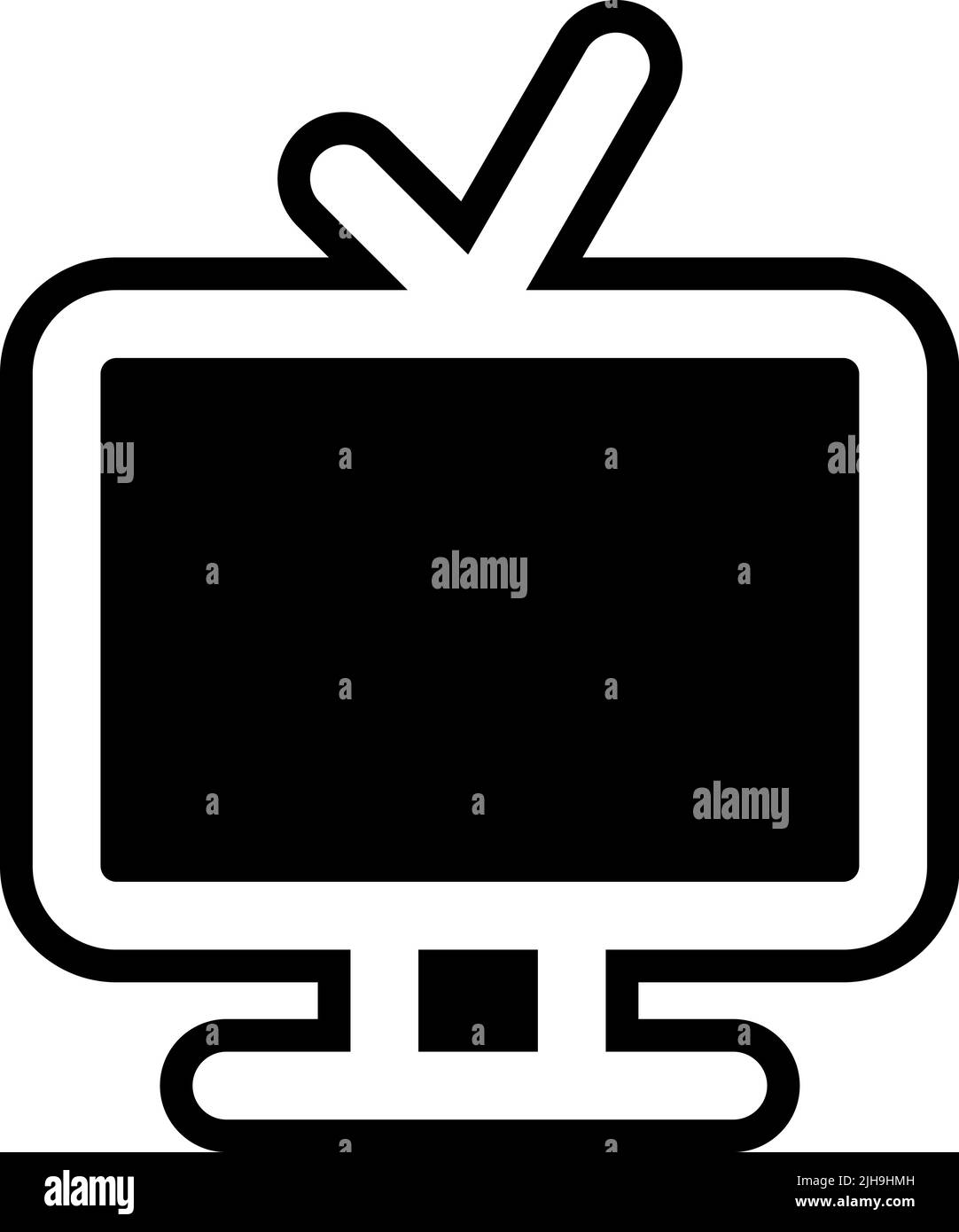 Electronic television Stock Vector Image & Art - Alamy