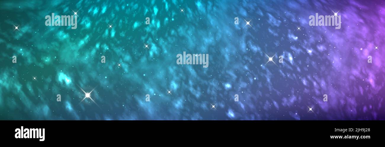 Cosmos wide background. Realistic colorful galaxy. Stardust texture ...