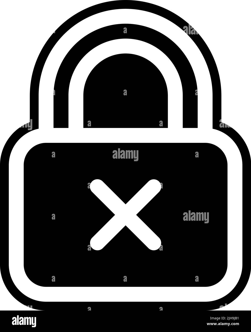 Login padlock Stock Vector Image & Art - Alamy