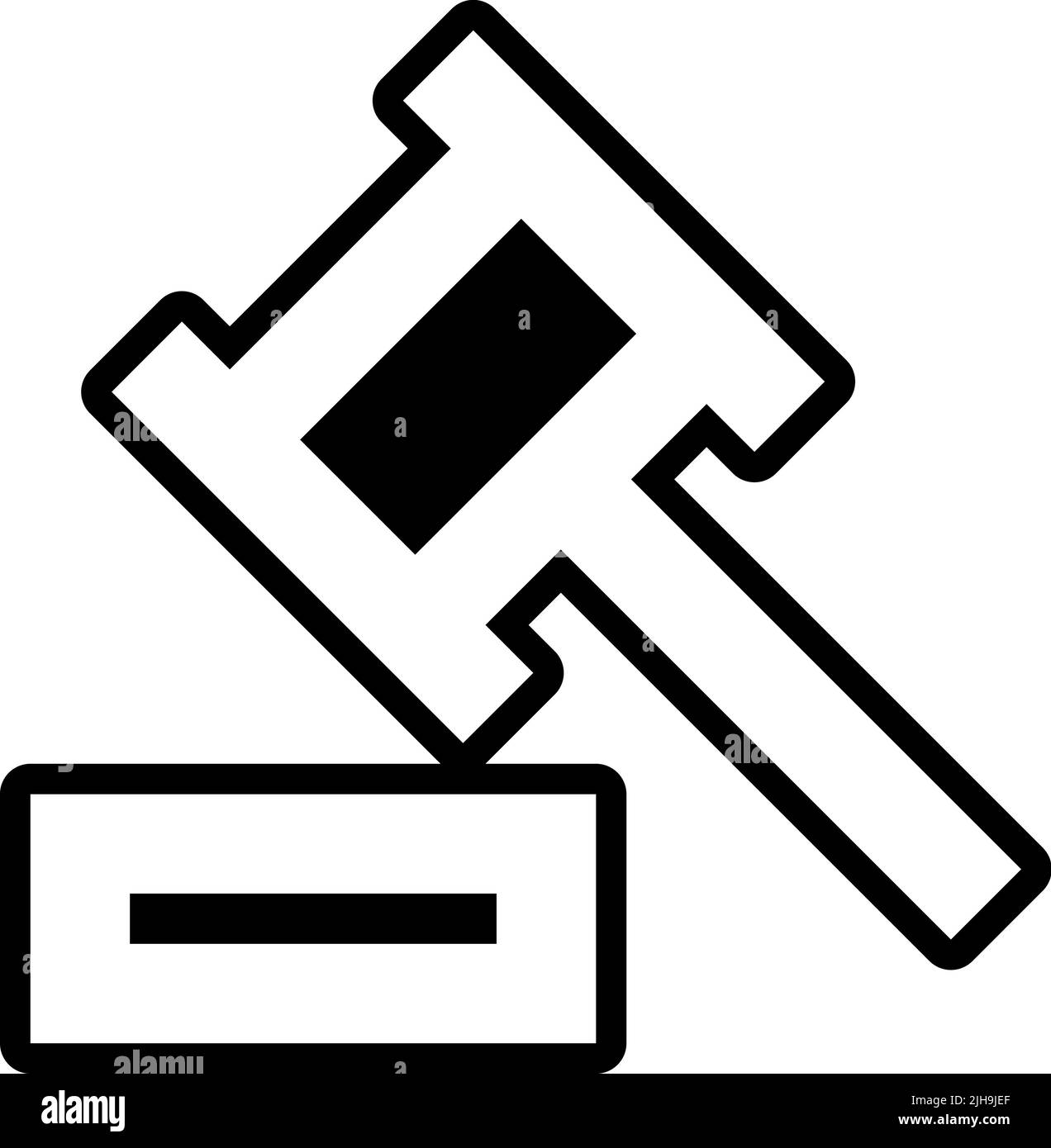 Sold hammer auction sale Stock Vector Images - Alamy