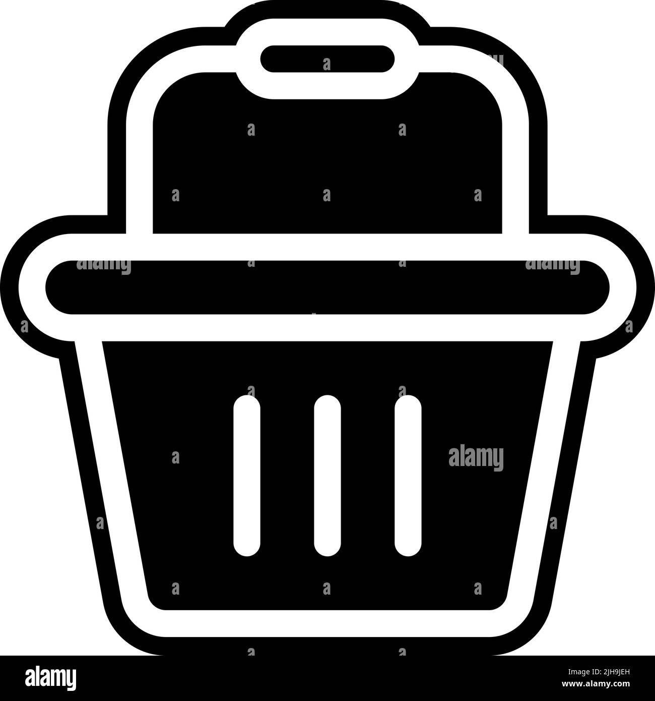 Logistic delivery shopping basket Stock Vector Image & Art - Alamy