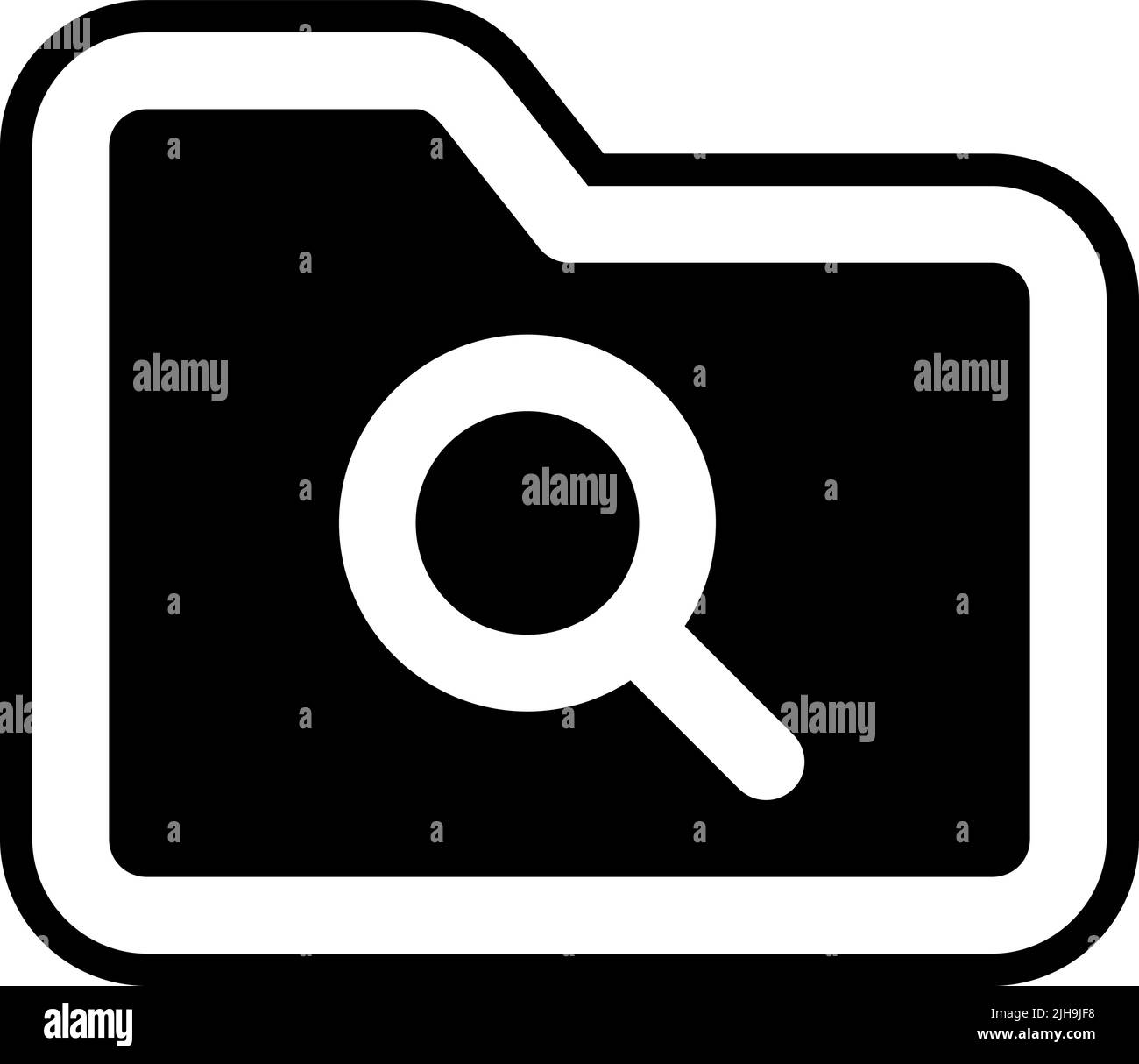 File and folders search Stock Vector Image & Art - Alamy