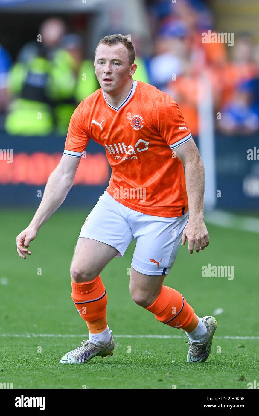 Shayne Lavery #19 of Blackpool during the game Stock Photo - Alamy