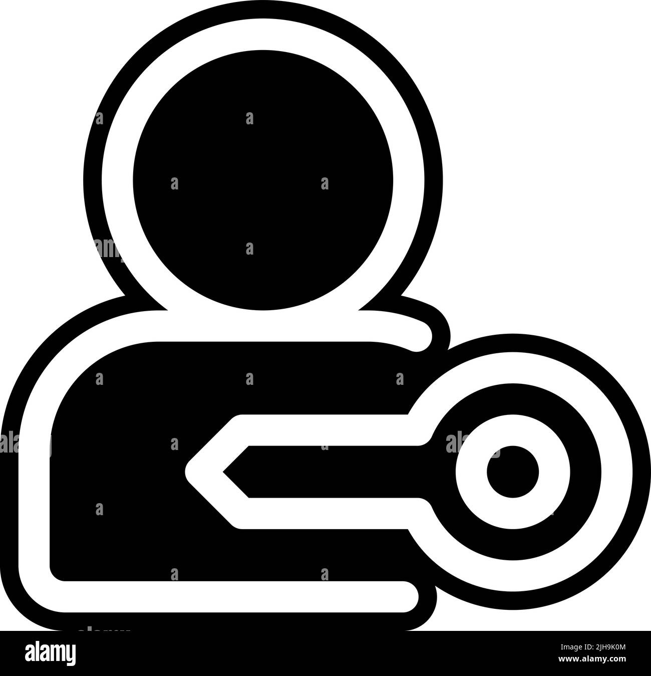 Flat background login form Black and White Stock Photos & Images - Alamy