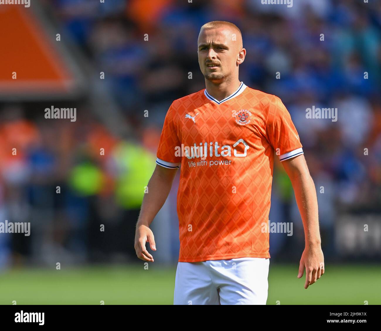 Lewis Fiorini #8 of Blackpool during the game Stock Photo - Alamy